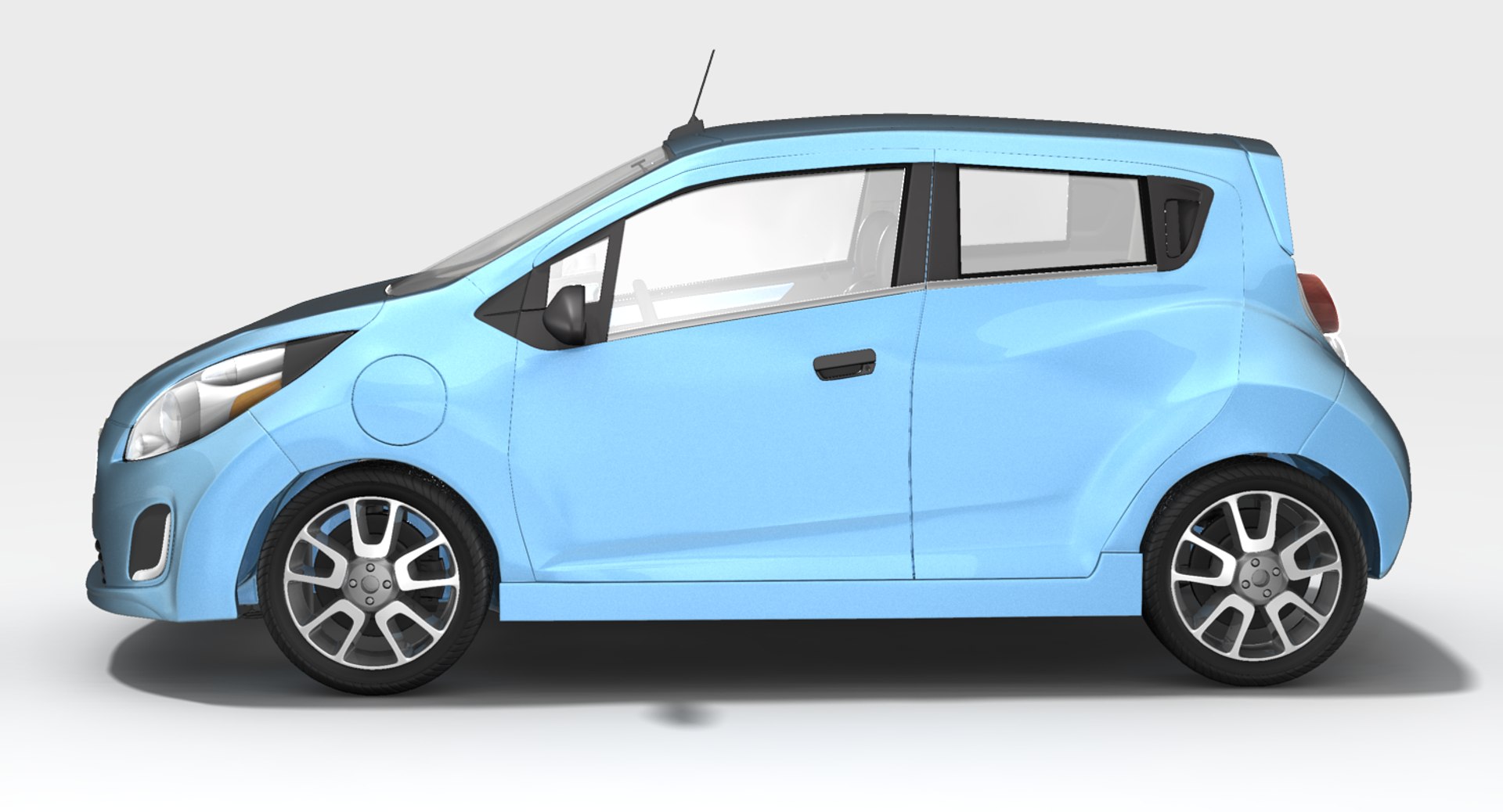 2015 chevy spark vehicle 3d obj
