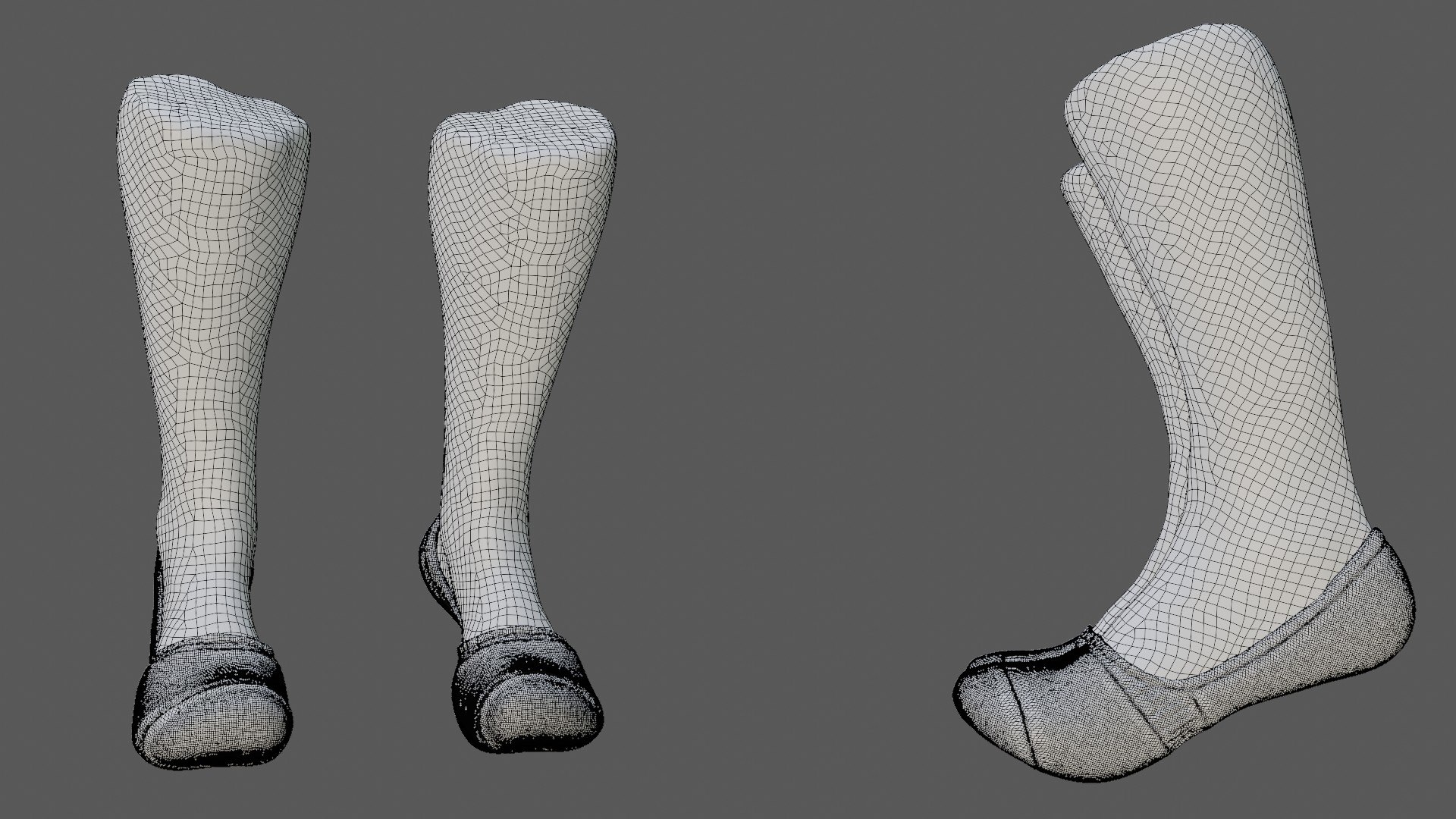 3D White Socks Model - TurboSquid 1776182
