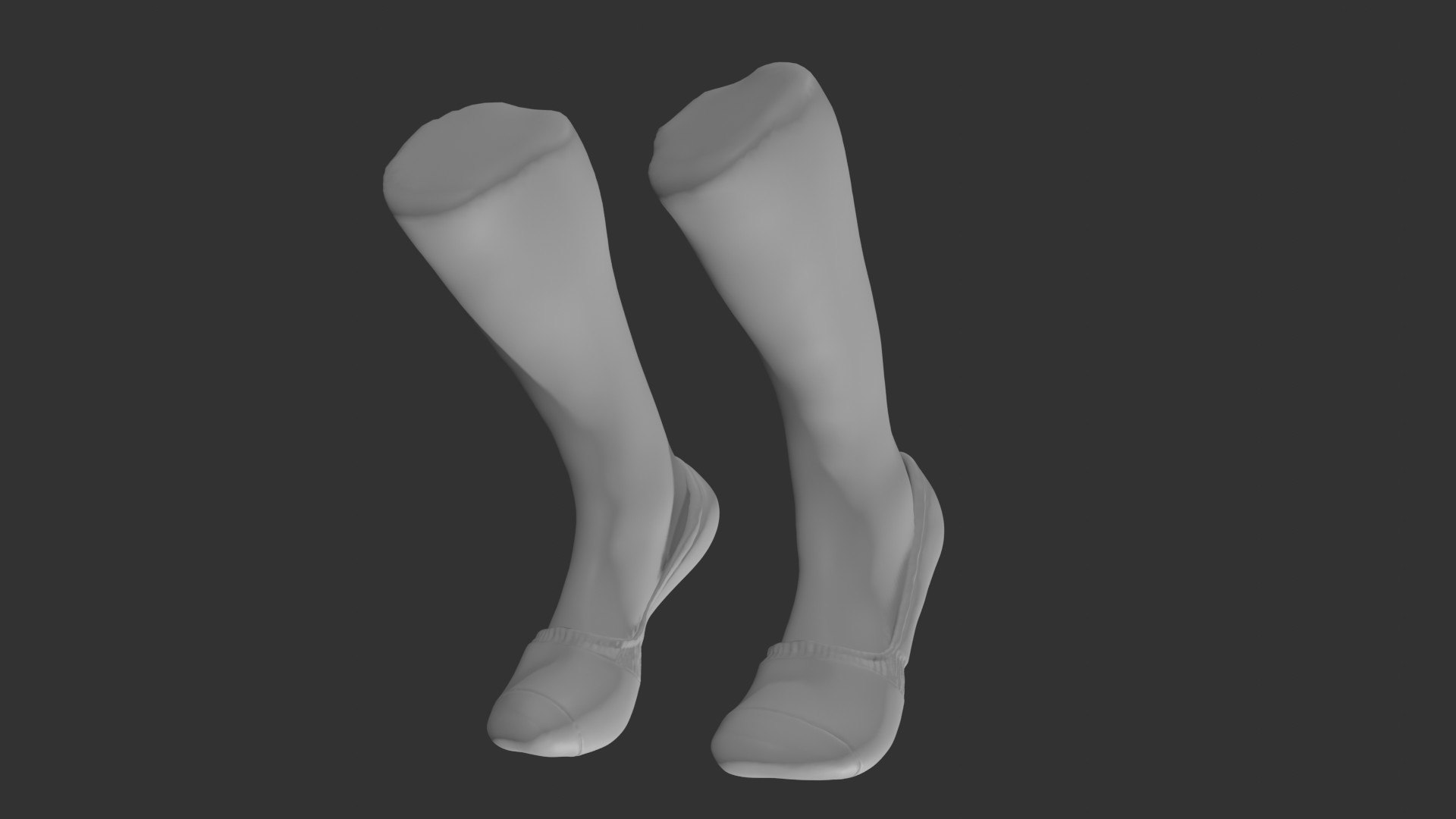 3D White Socks Model - TurboSquid 1776182