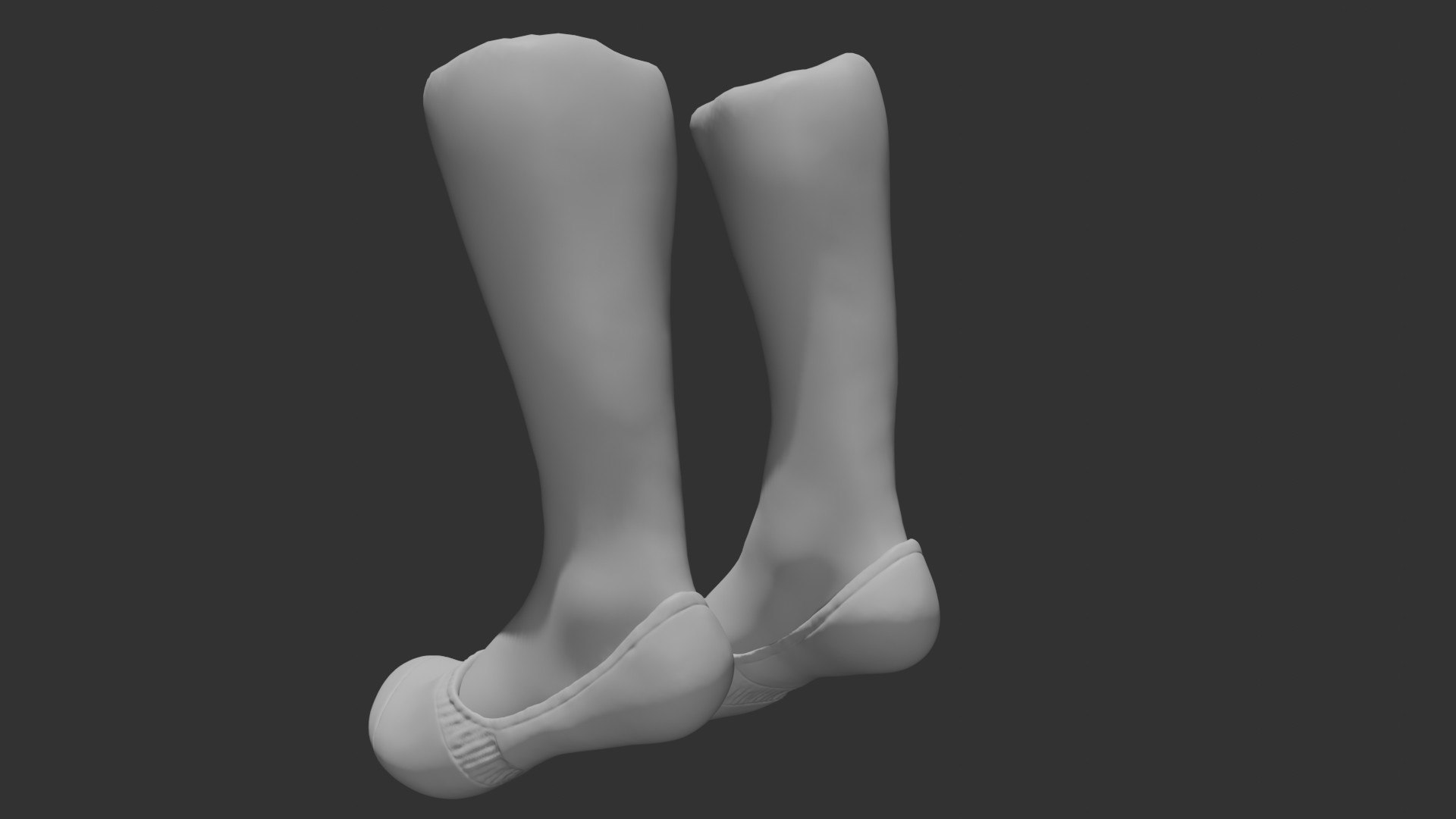 3D White Socks Model - TurboSquid 1776182