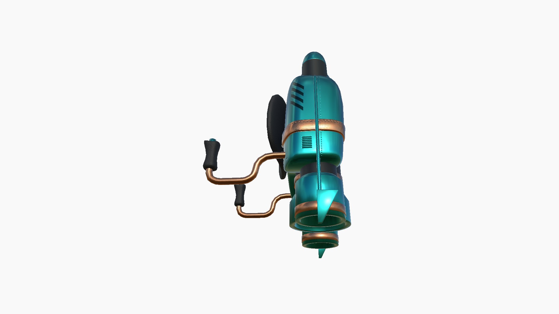 Jetpack D10 Blue Bronze - SciFi Character Design 3D Model - TurboSquid ...