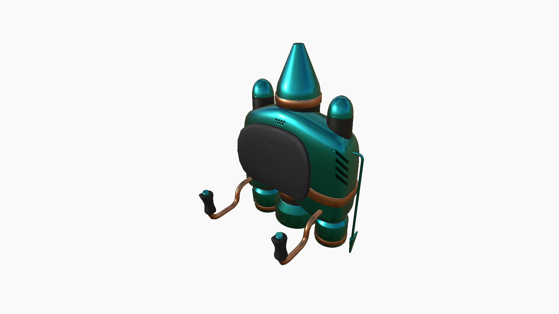 Jetpack D10 Blue Bronze - SciFi Character Design 3D Model - TurboSquid ...