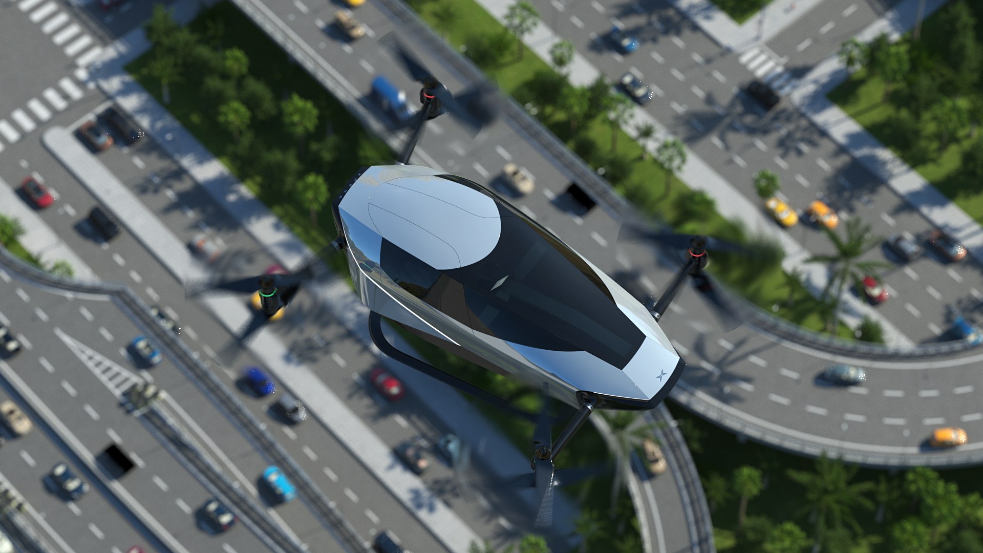 Evtol Flying Car Xpeng X2 3D model - TurboSquid 2003729