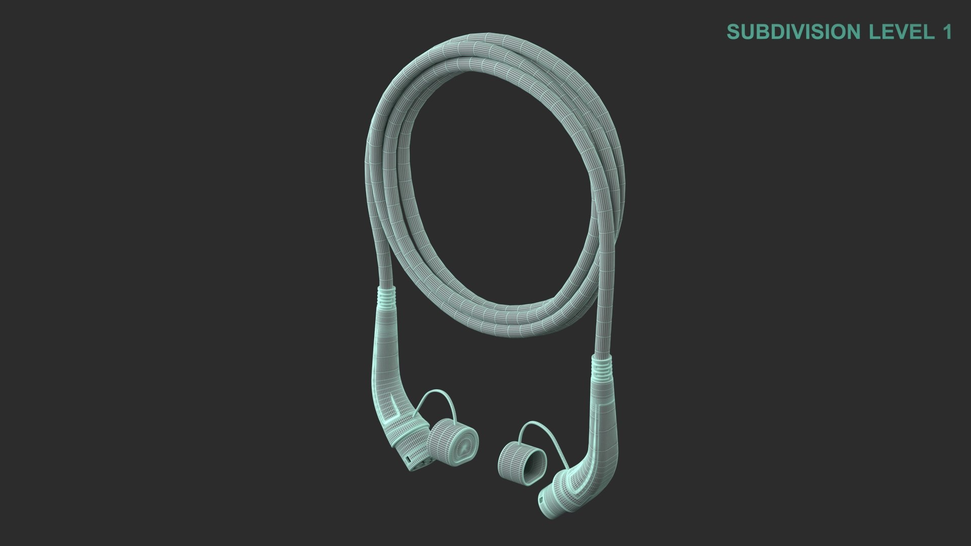 Electric Car Charger 3D Model - TurboSquid 1818533