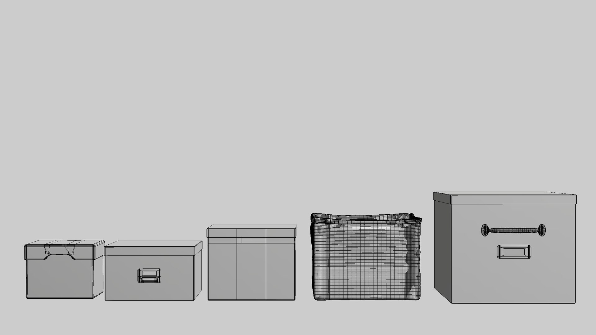 3D Model Storage Boxes 02 - TurboSquid 1879556