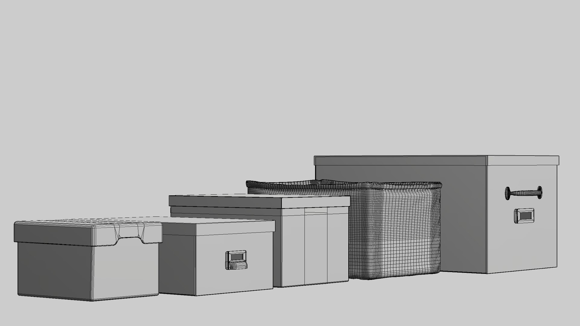 3D Model Storage Boxes 02 - TurboSquid 1879556