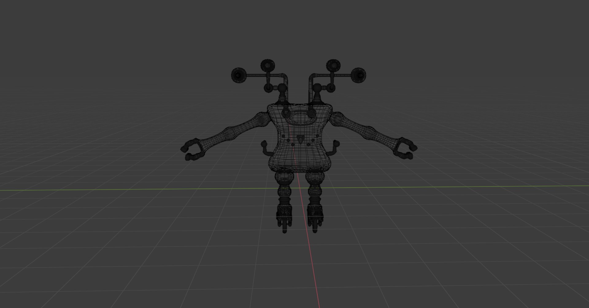 3D Allien Robot - TurboSquid 1632766