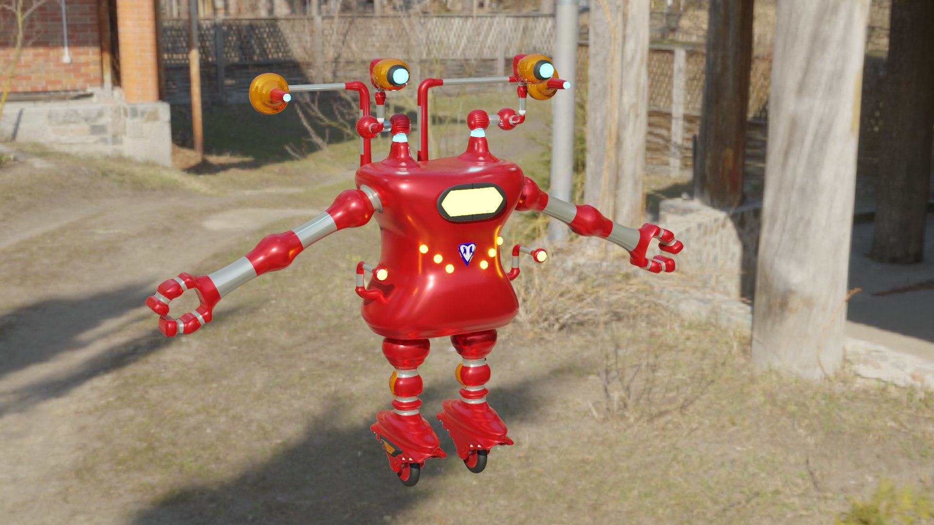 3D Allien Robot - TurboSquid 1632766