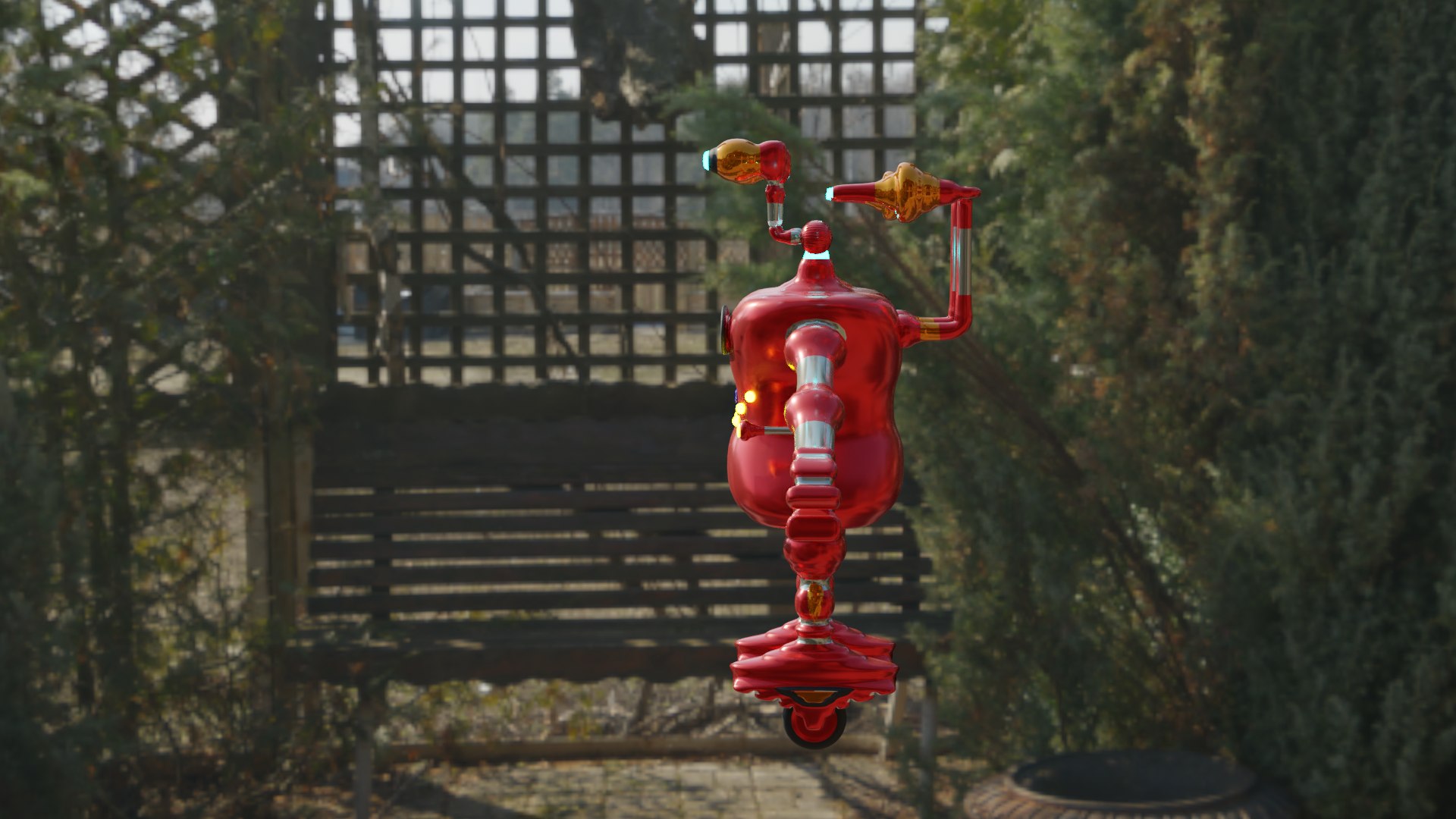 3D Allien Robot - TurboSquid 1632766