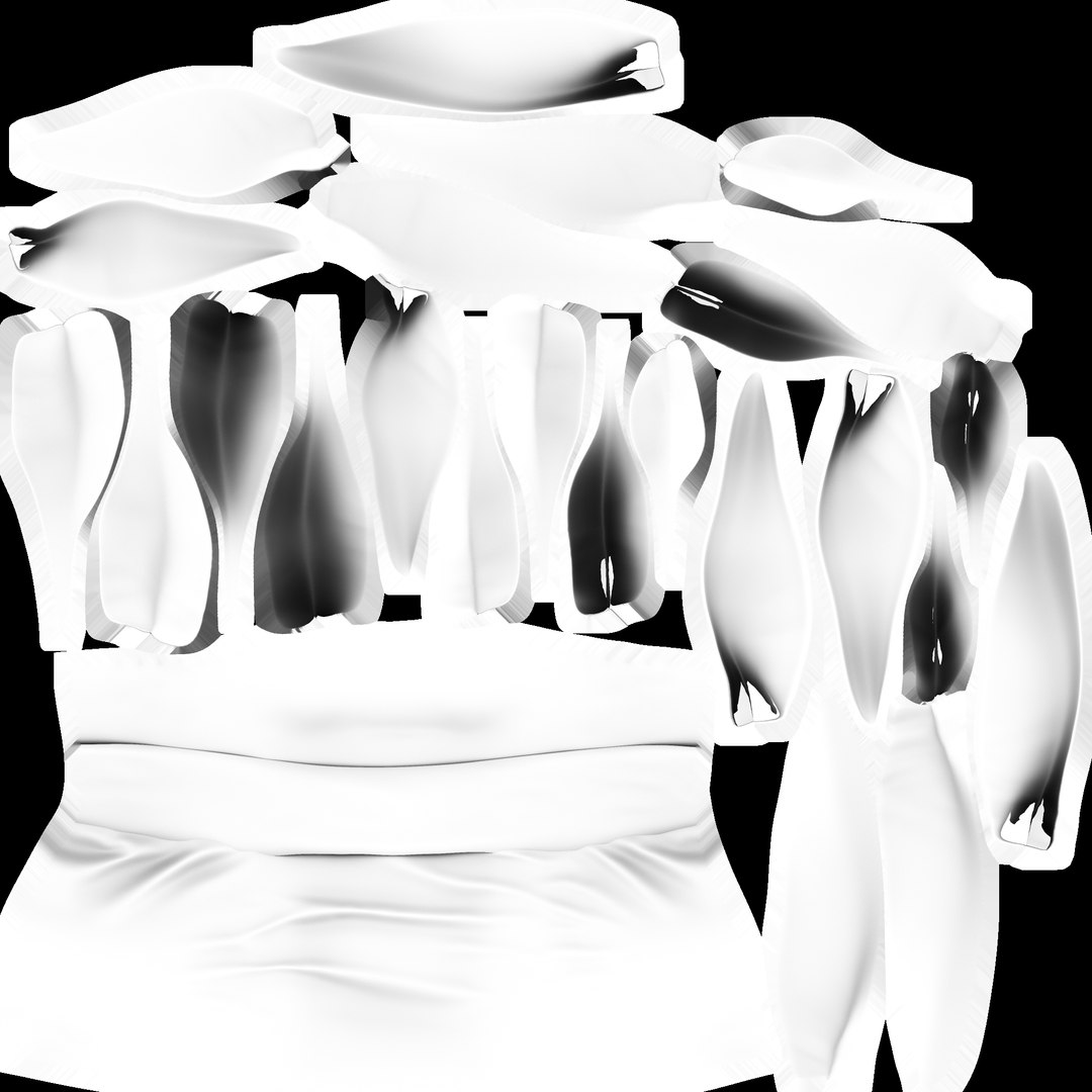 Red Fashion Art Dress With Spikes 3D Model - TurboSquid 1953703