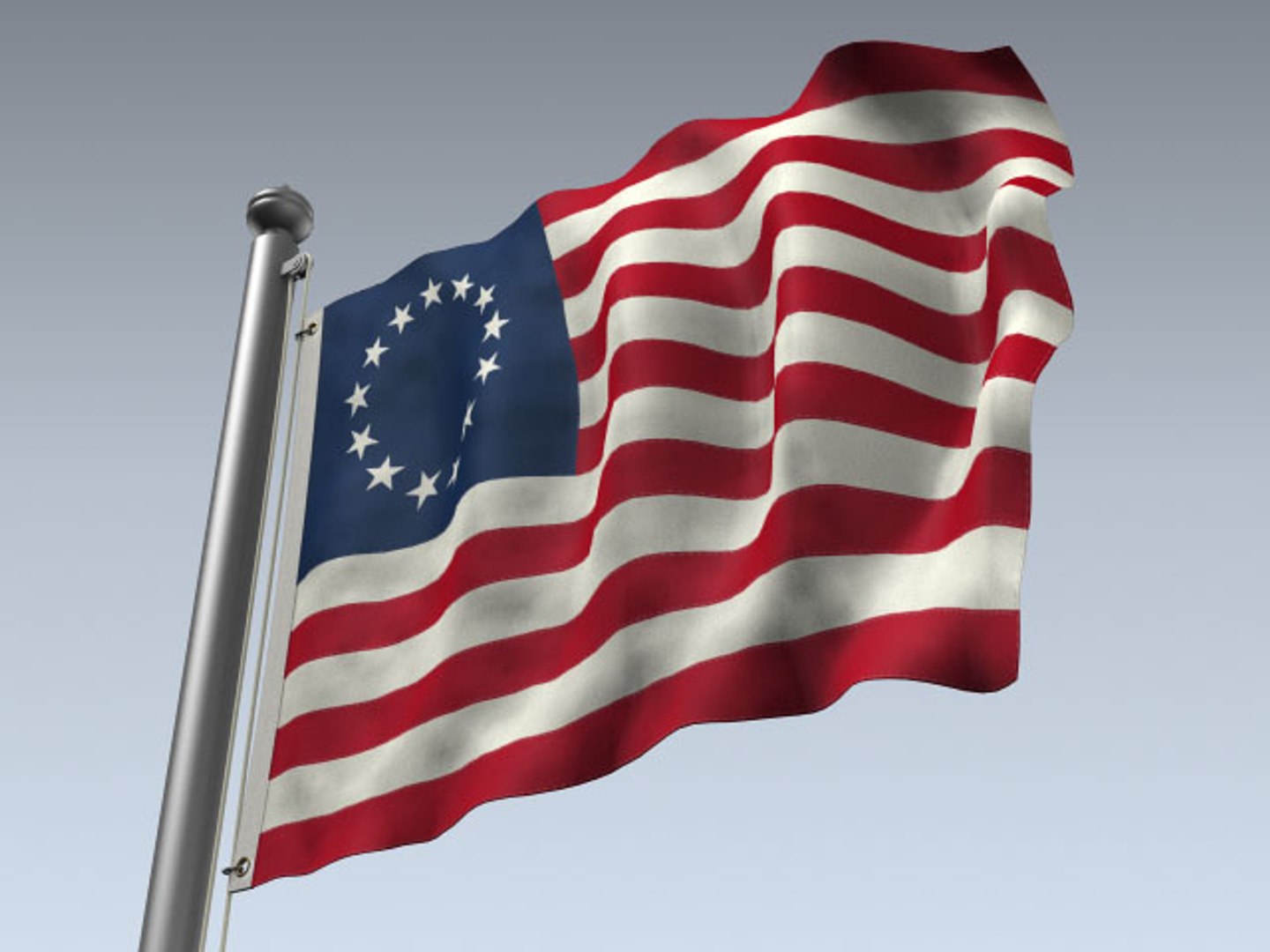 3ds max flag betsy ross