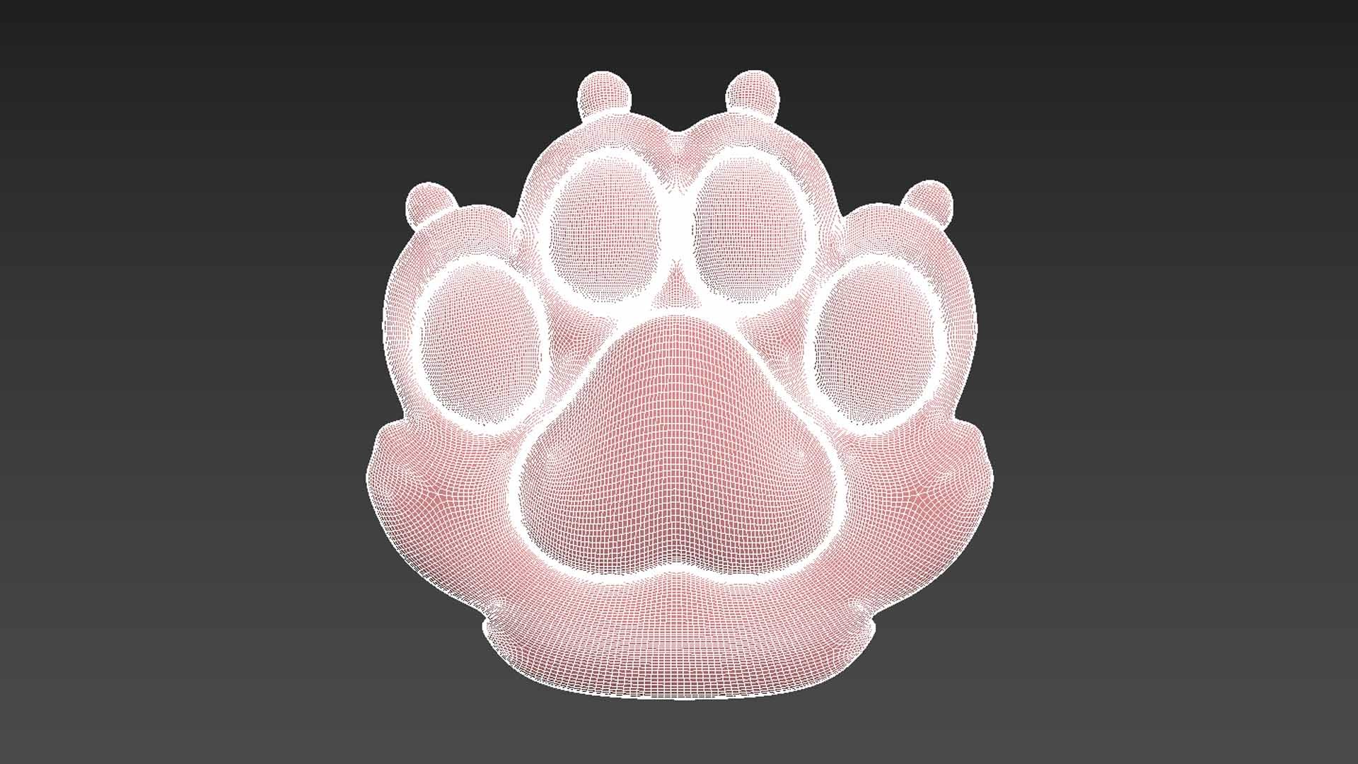 3D Cat Paw model - TurboSquid 2159803