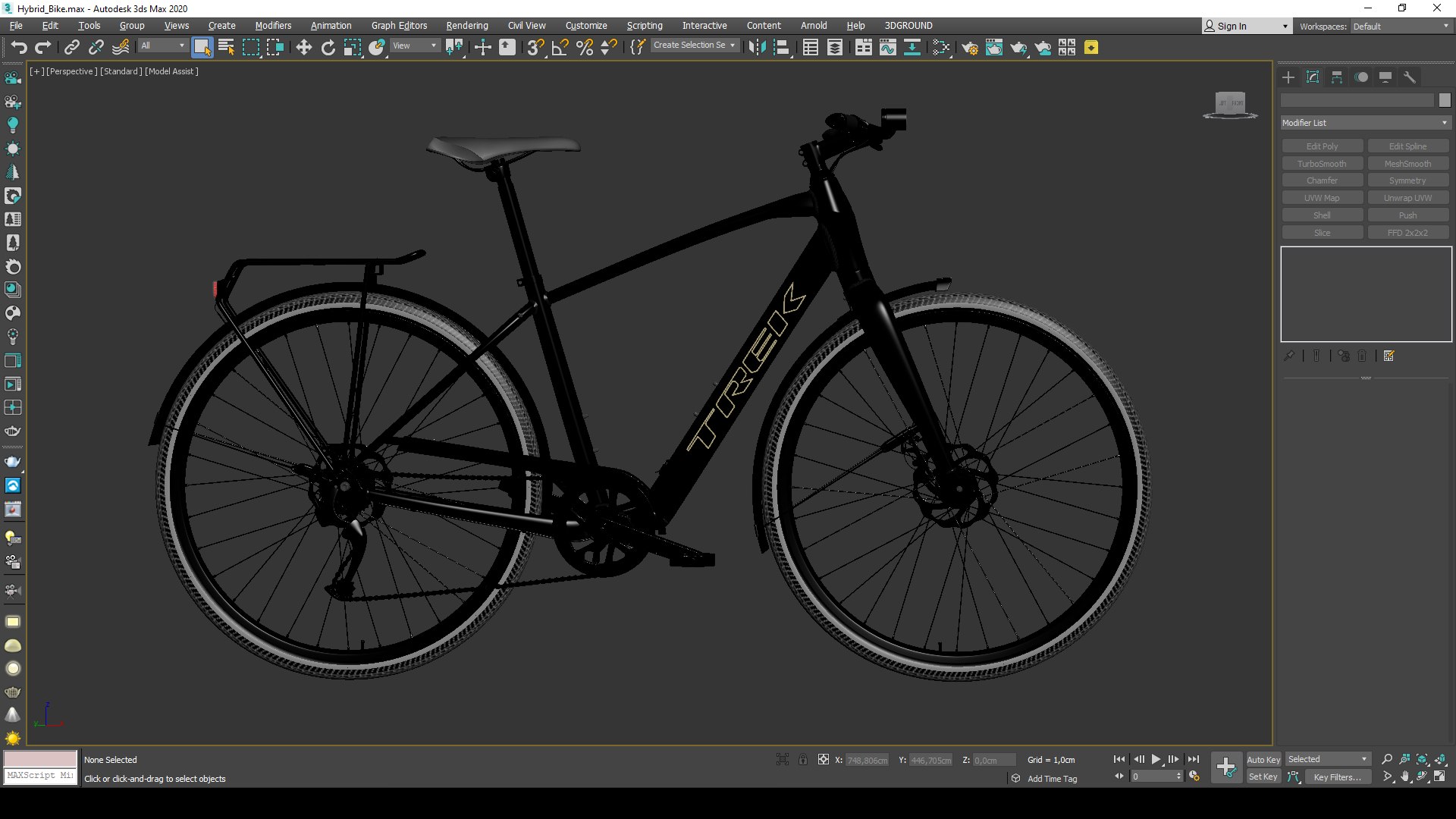 3D Trek FX 2 Hybrid Bicycle Model - TurboSquid 2313760