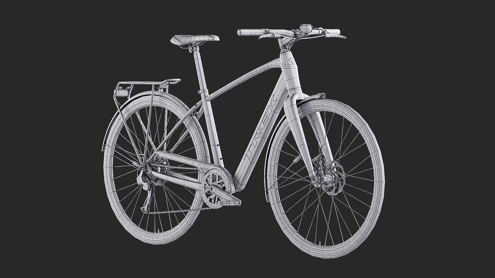 3D Trek FX 2 Hybrid Bicycle Model - TurboSquid 2313760