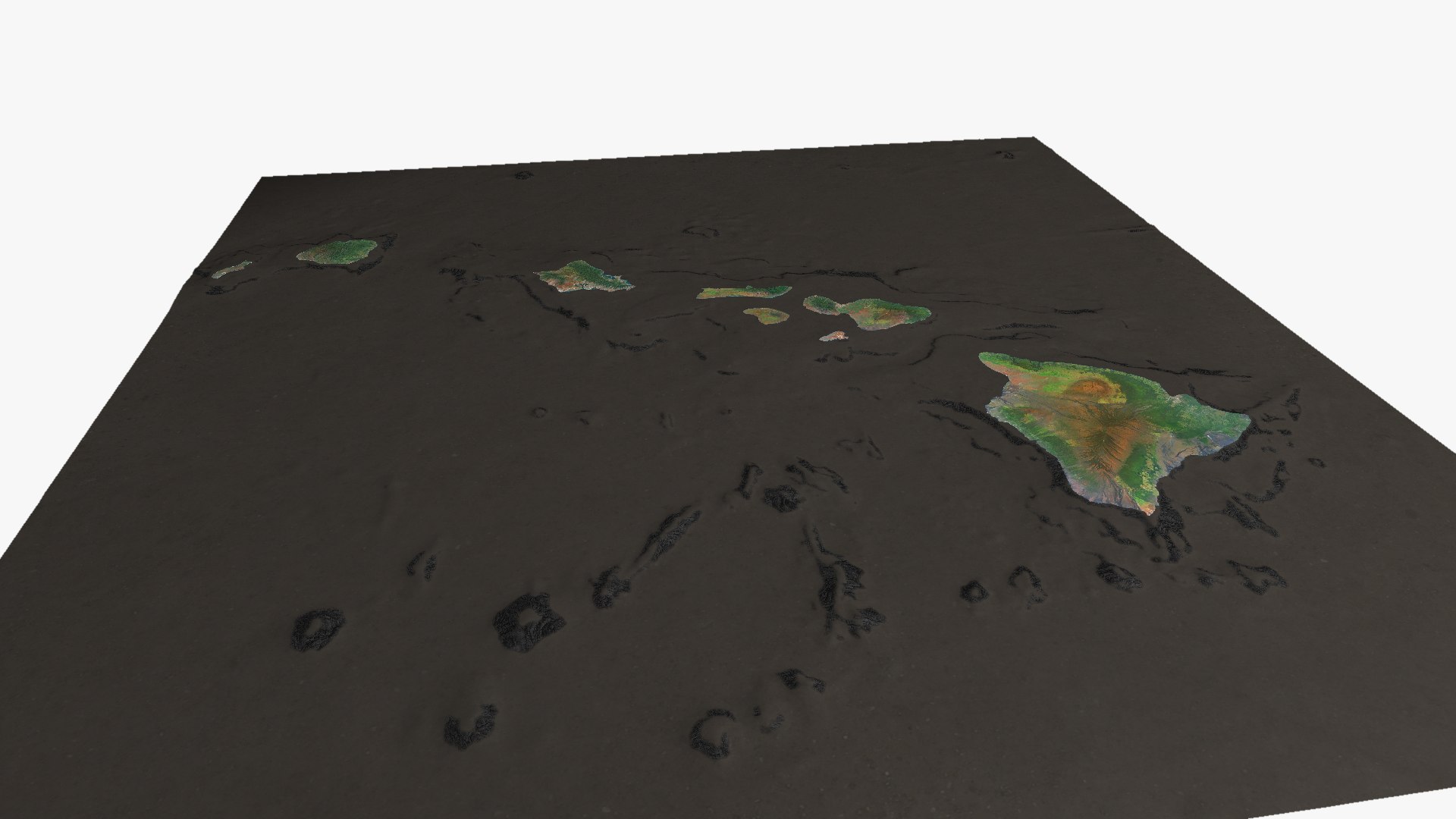 3D Hawaii With Undersea - TurboSquid 2007103