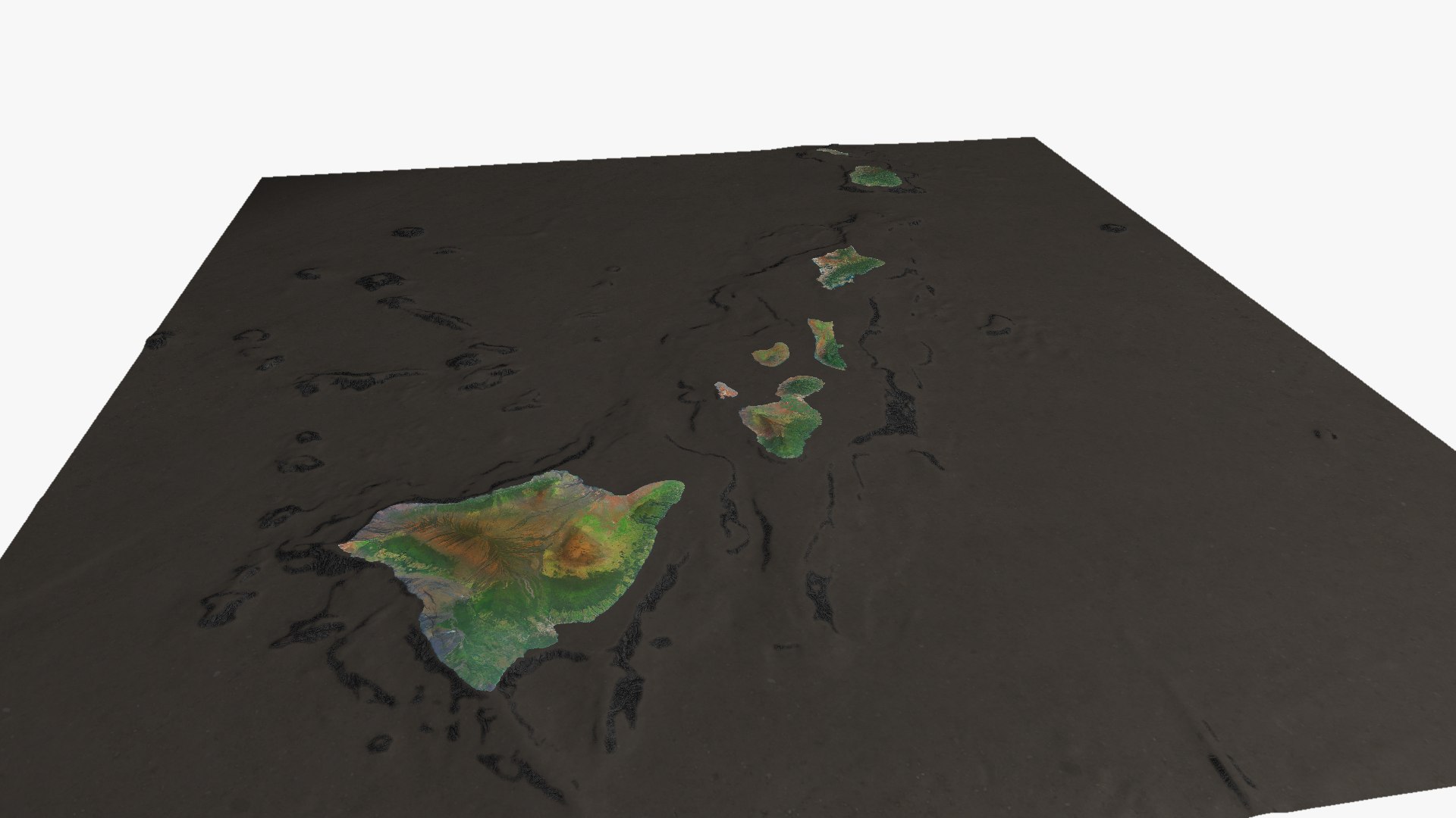 3D Hawaii With Undersea - TurboSquid 2007103