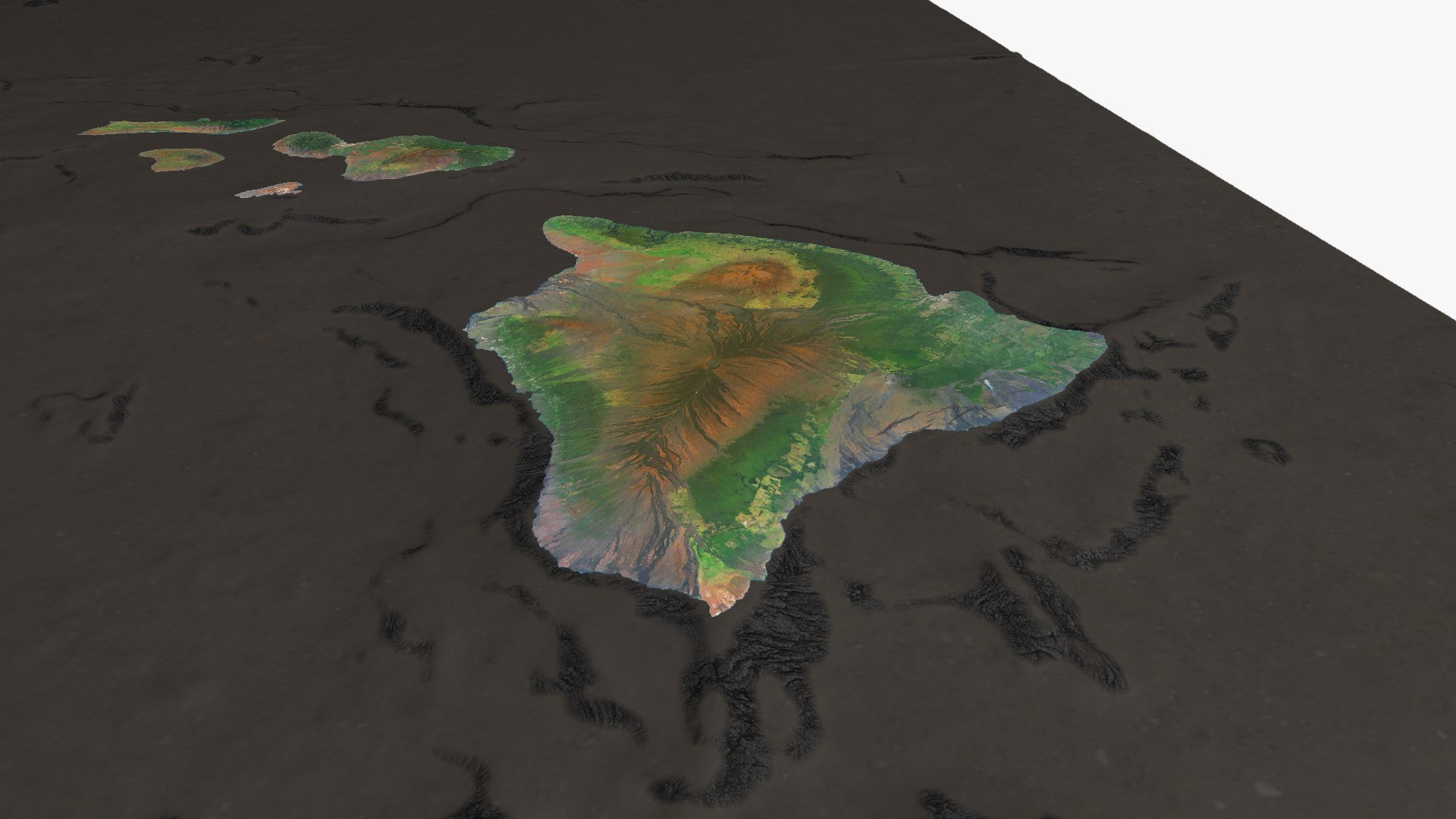 3D Hawaii With Undersea - TurboSquid 2007103
