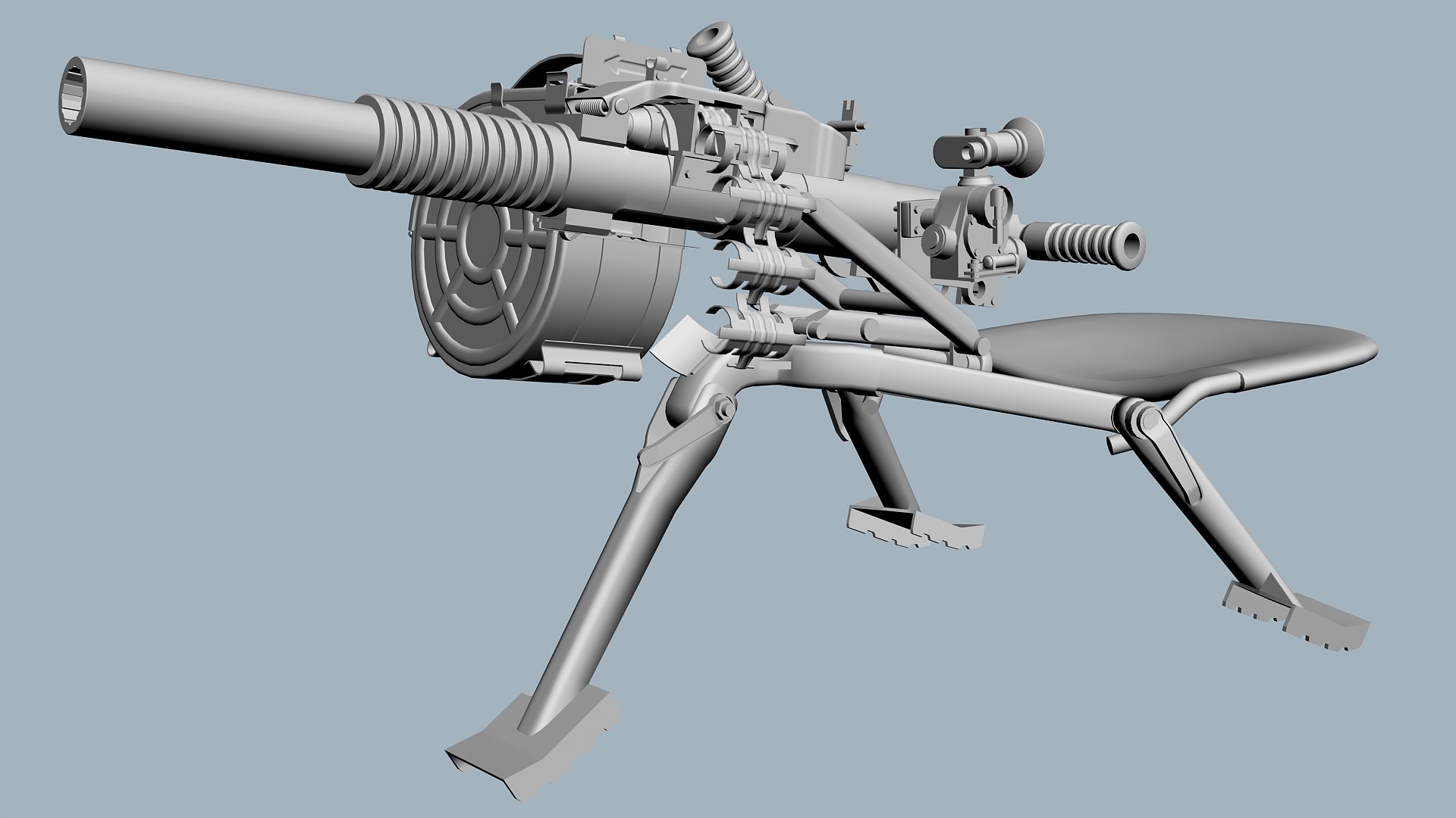 3D Model AGS-40 Balkan - TurboSquid 1869268