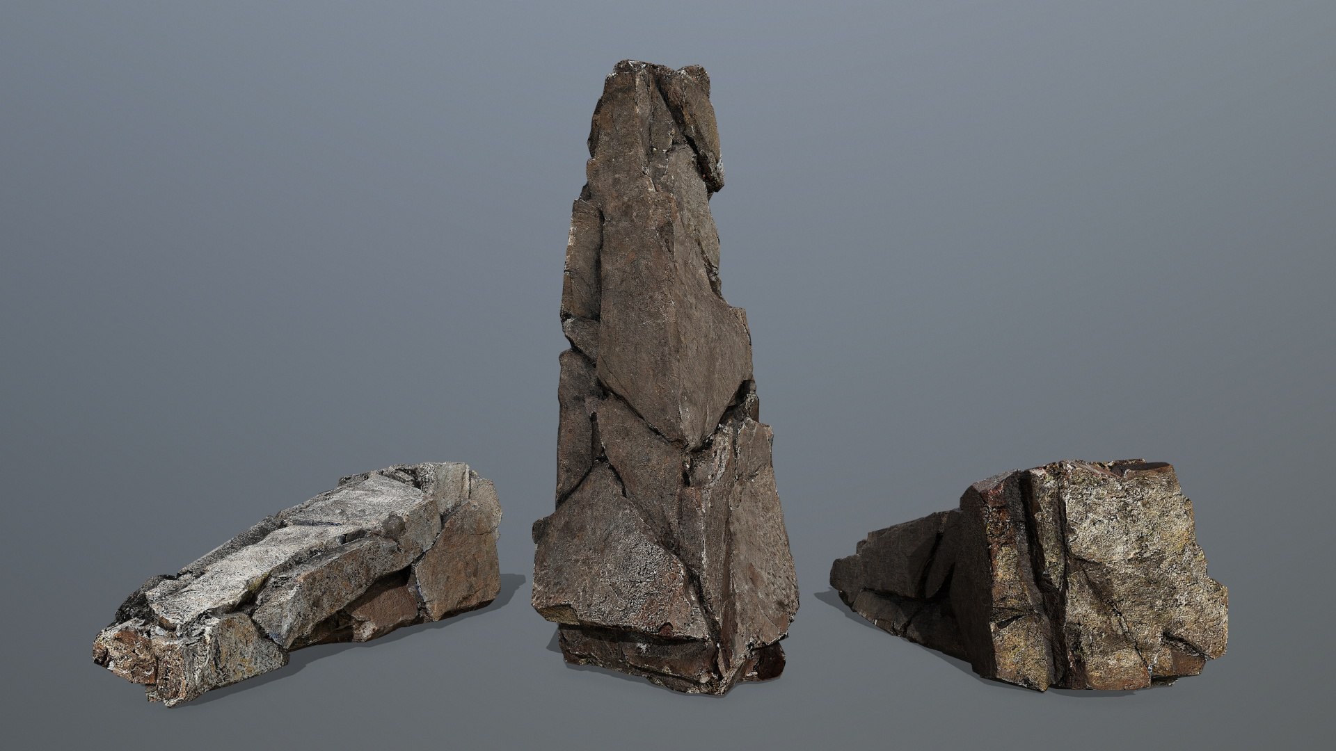 Old Dirty Cliff Rock 3 Model - TurboSquid 2263655