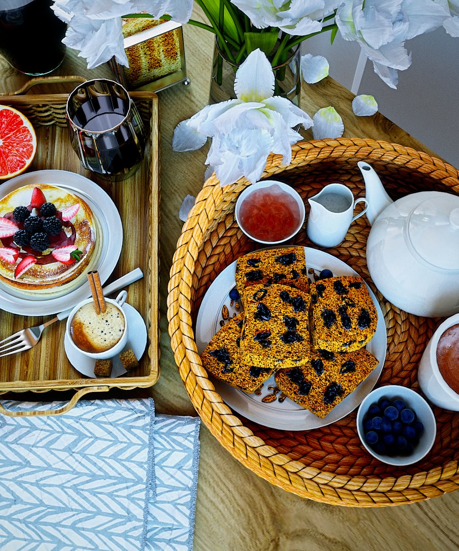 3D Breakfast Model - TurboSquid 1253816