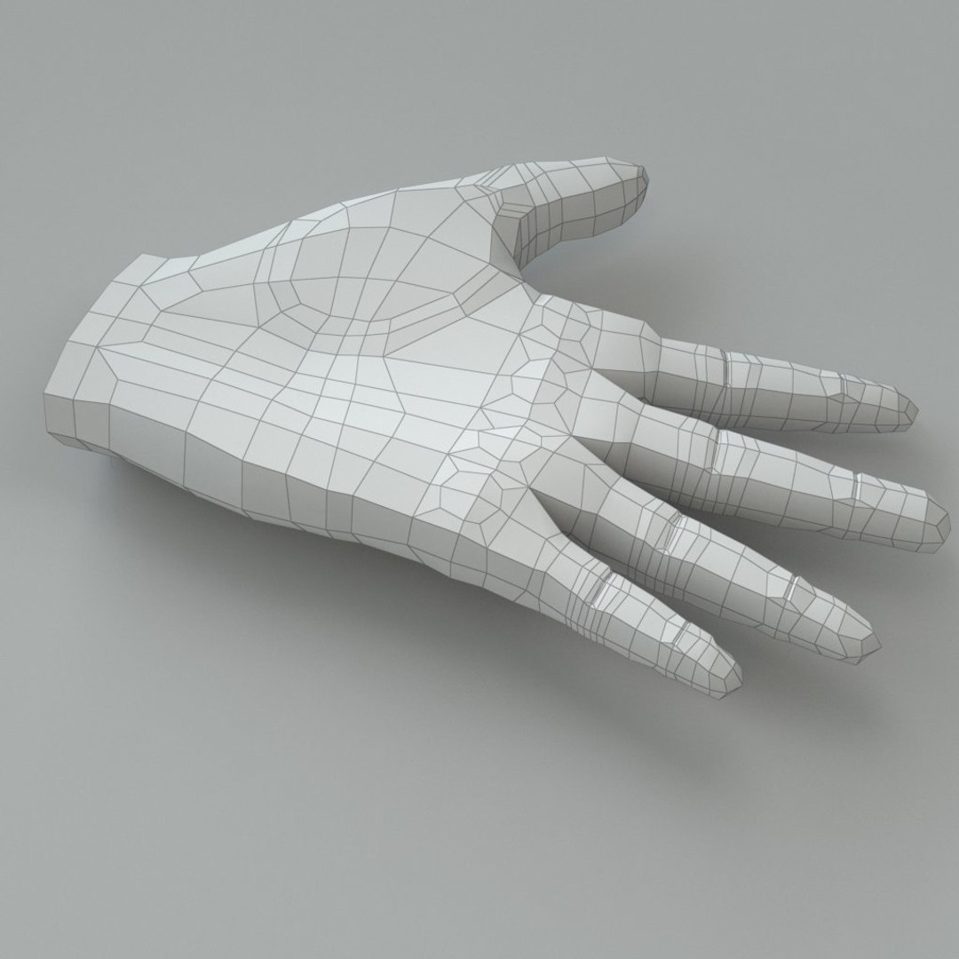 3d human hand