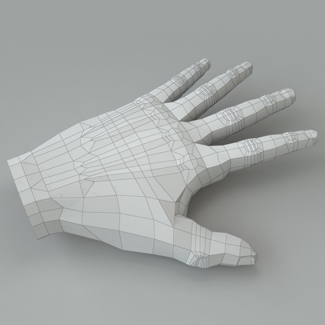 3d human hand