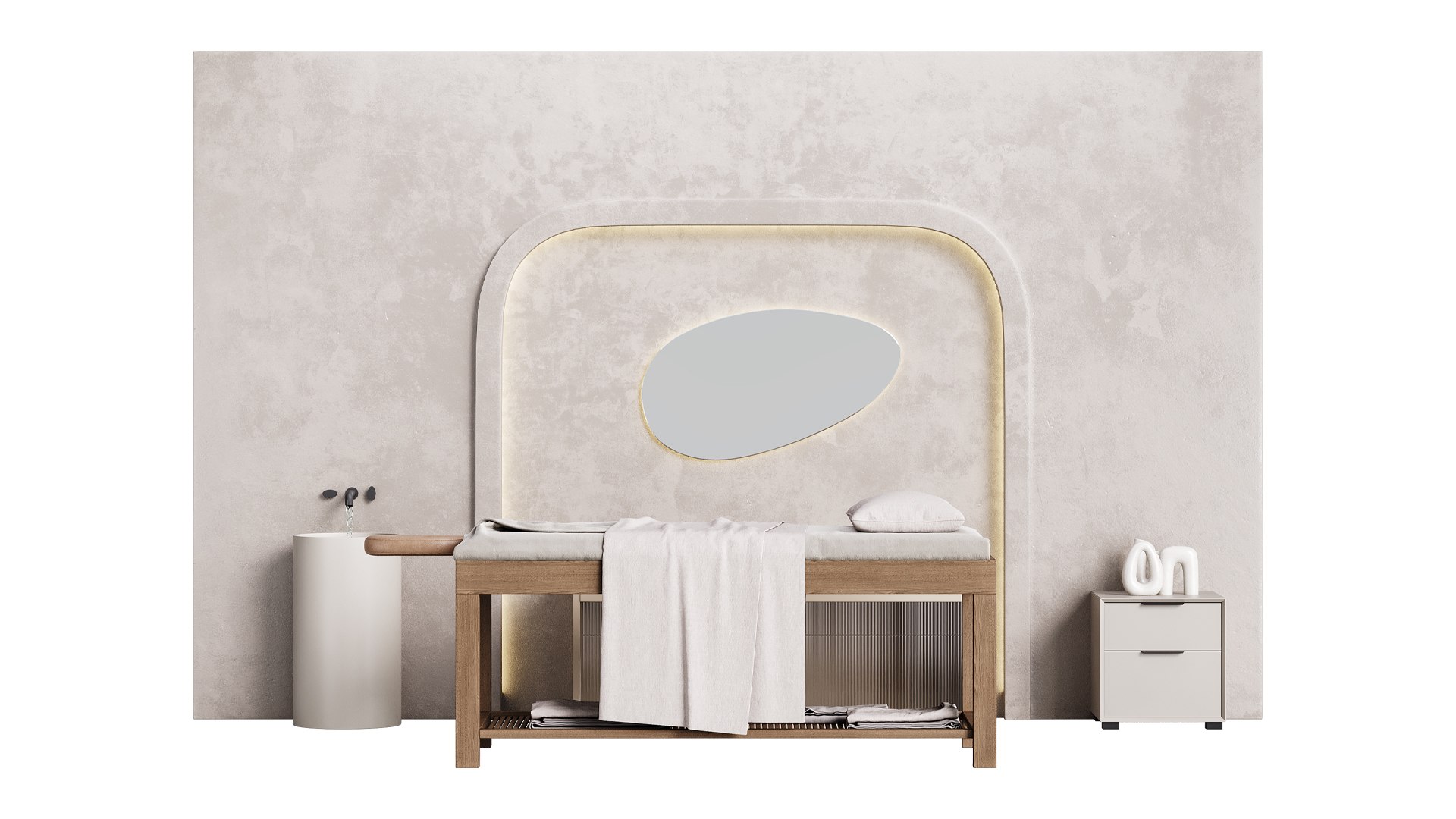 3D Modern Spa And Accessories Model - TurboSquid 2295004
