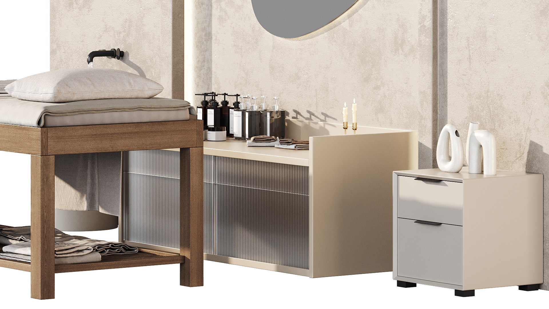 3D Modern Spa And Accessories Model - TurboSquid 2295004
