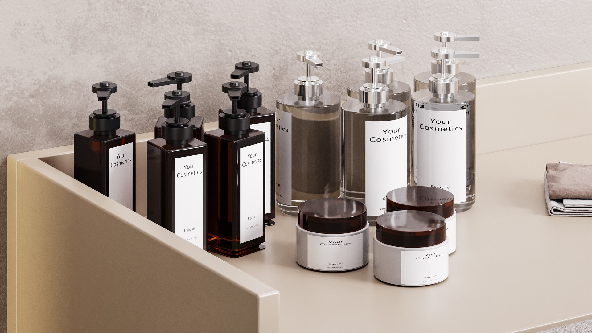 3D Modern Spa And Accessories Model - TurboSquid 2295004