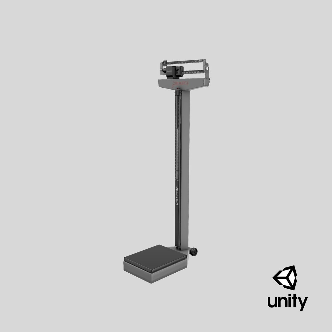 3D detecto physician weigh beam model - TurboSquid 1636731