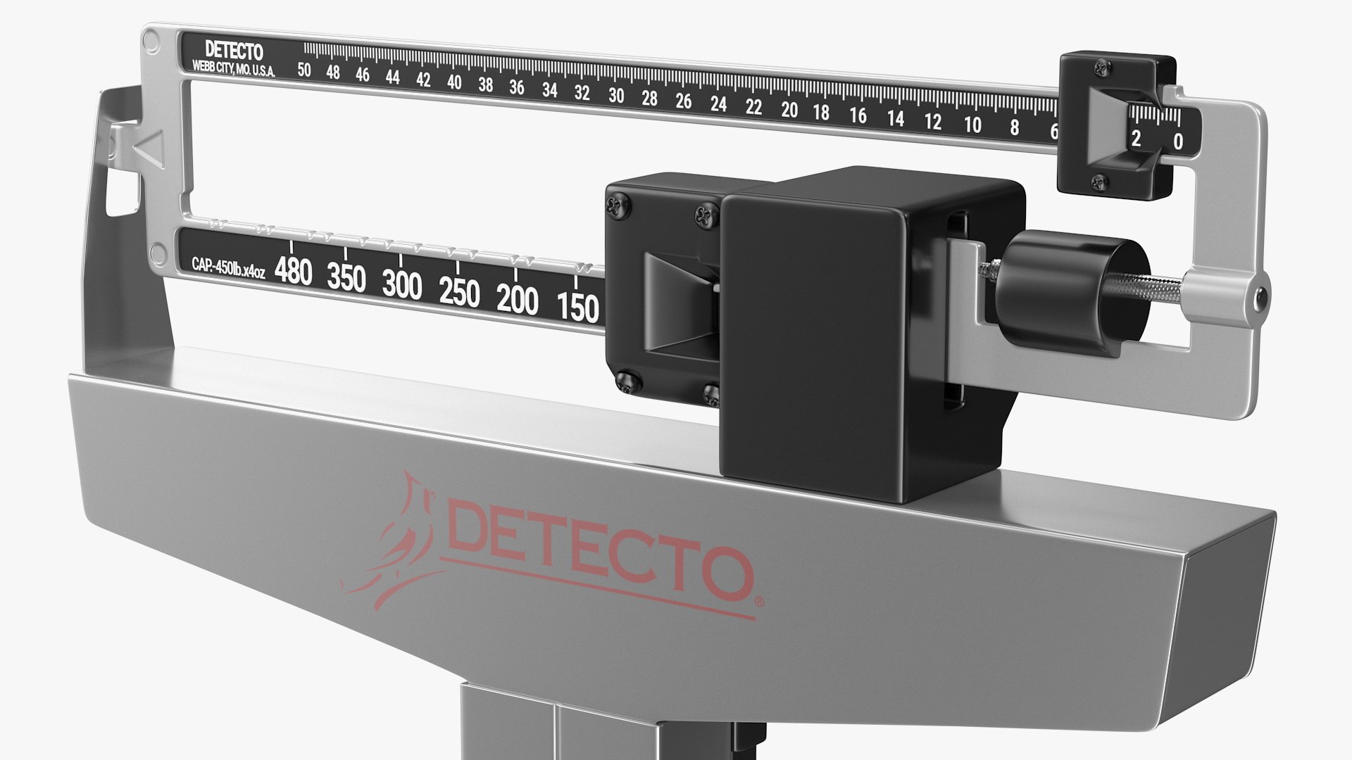 3D detecto physician weigh beam model - TurboSquid 1636731