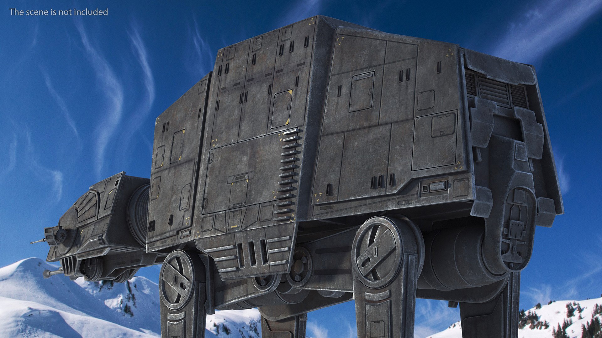 Star Wars AT AT Dark Rigged For Maya 3D Model - TurboSquid 2248492