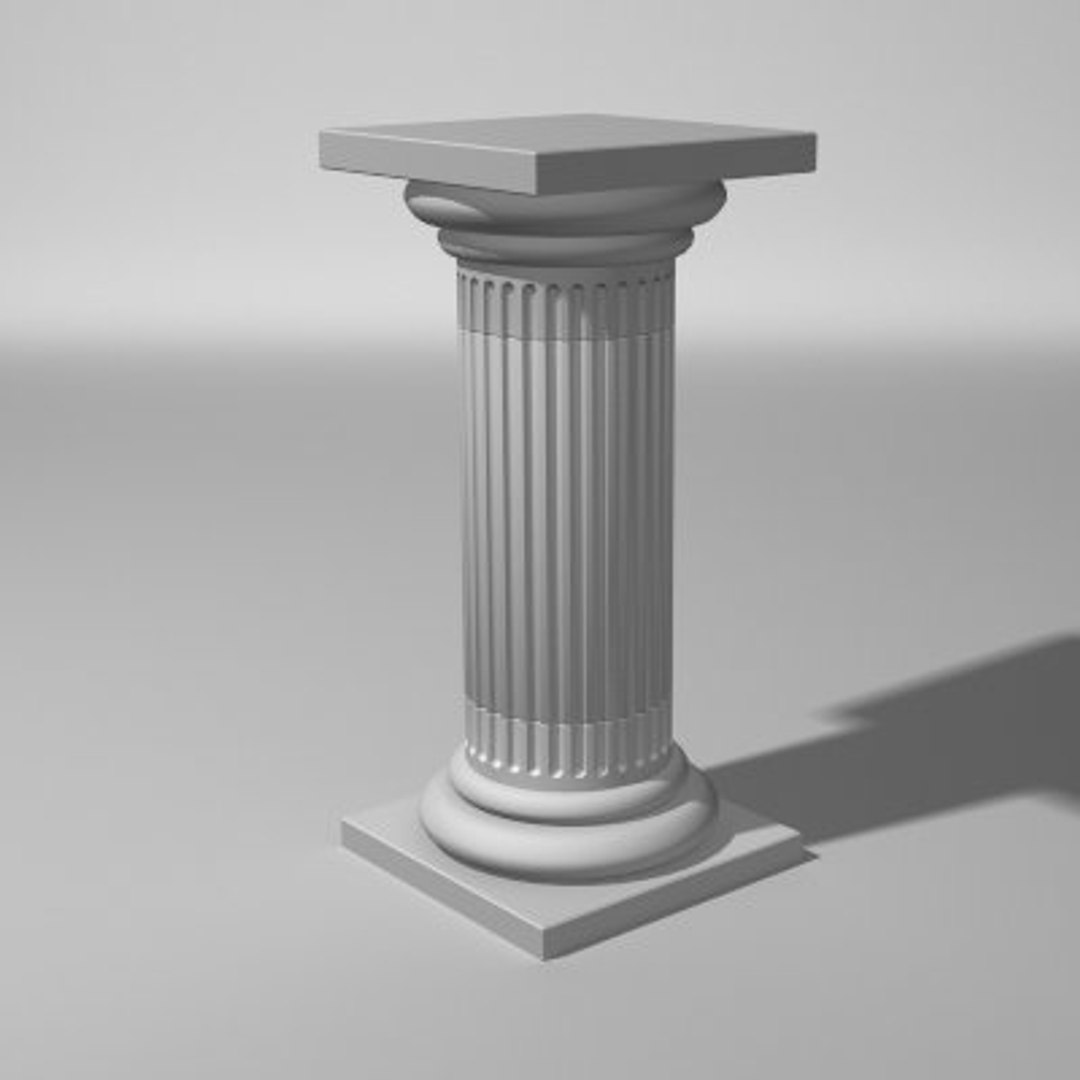 3d Model Roman Column