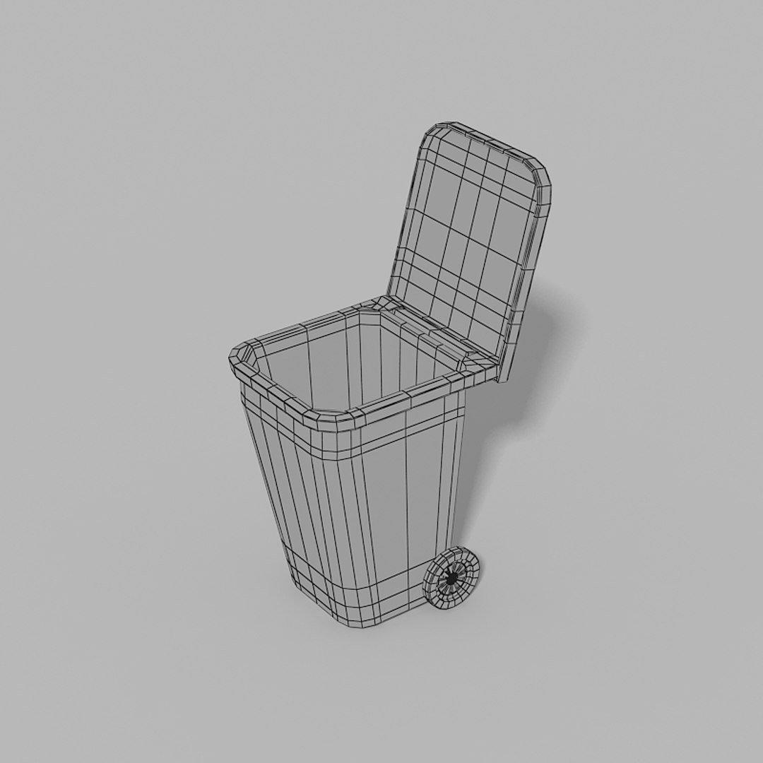 3ds max recycle trash cans