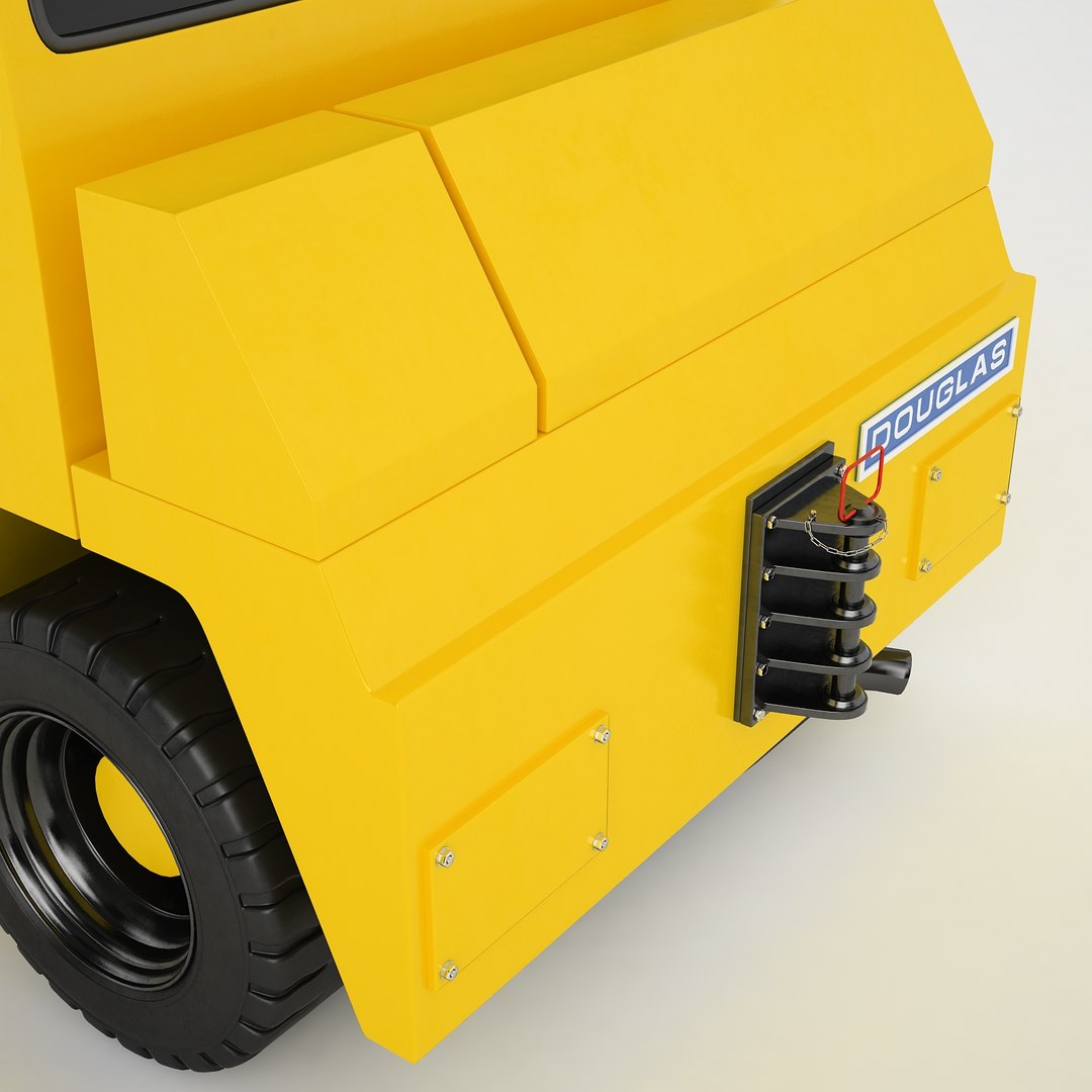 3d model douglas dc5 hd