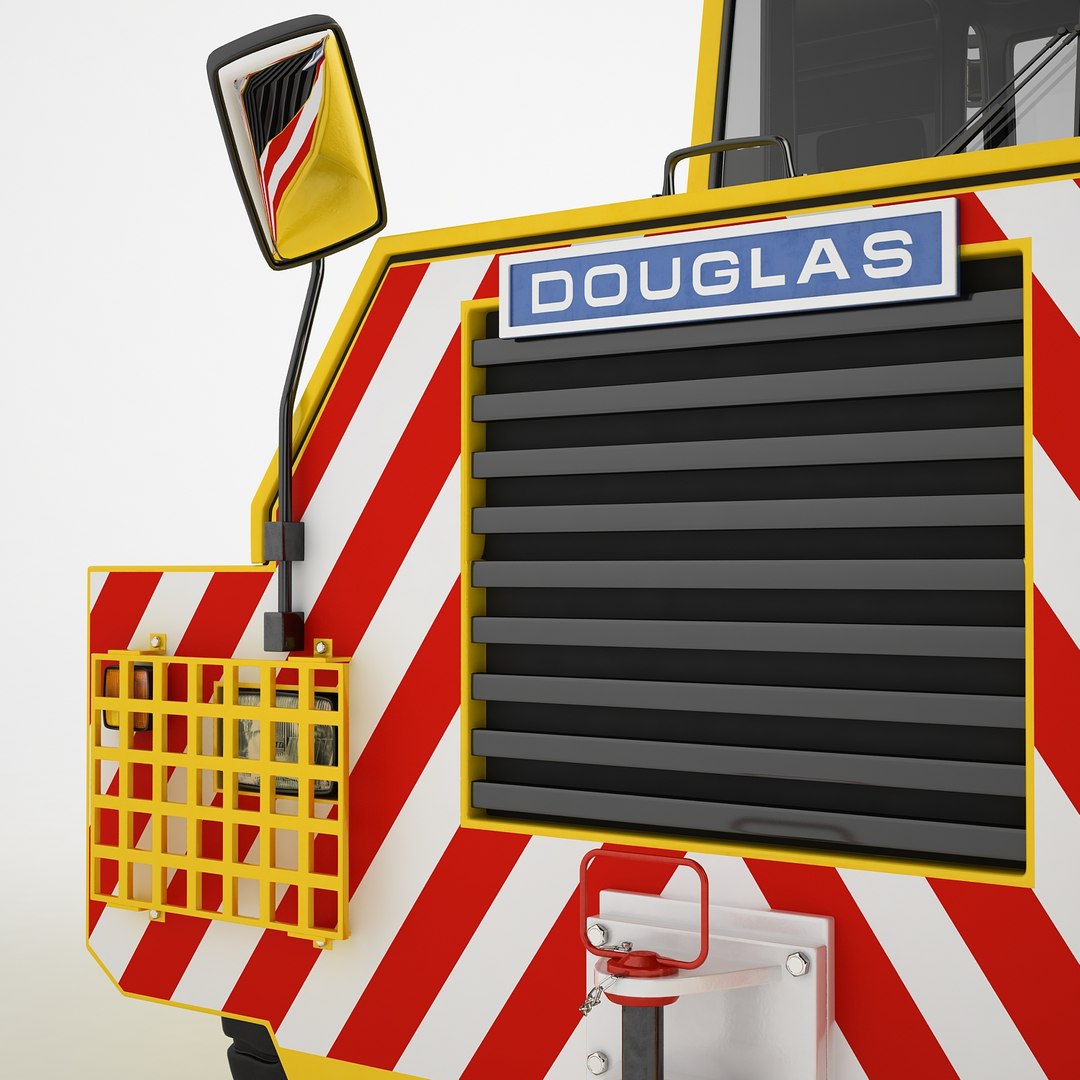 3d model douglas dc5 hd