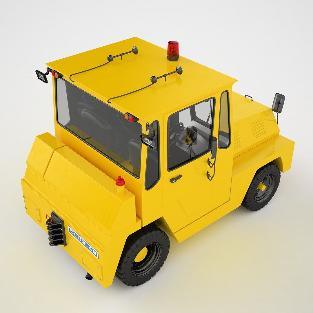 3d model douglas dc5 hd