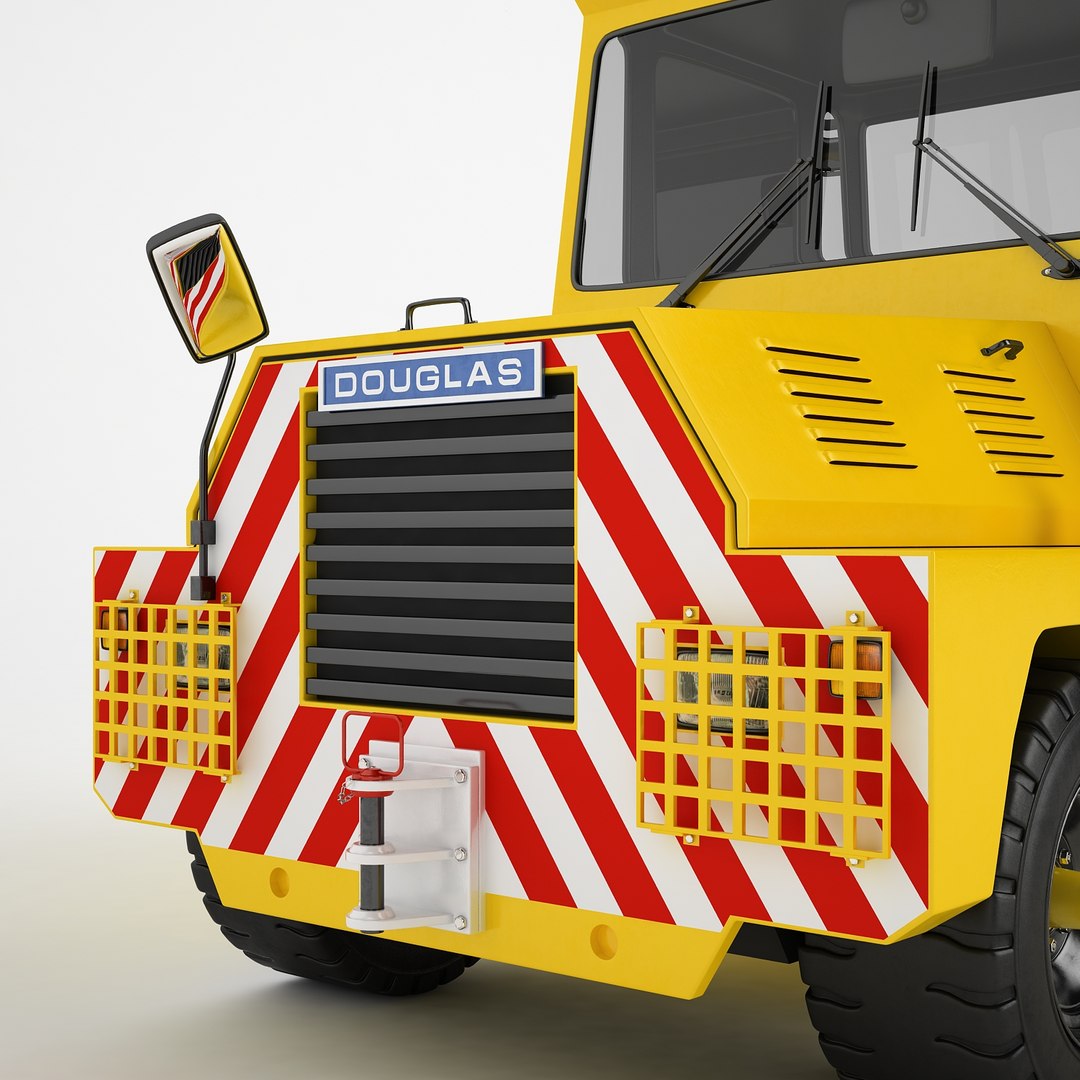 3d model douglas dc5 hd