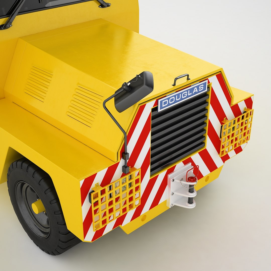 3d model douglas dc5 hd