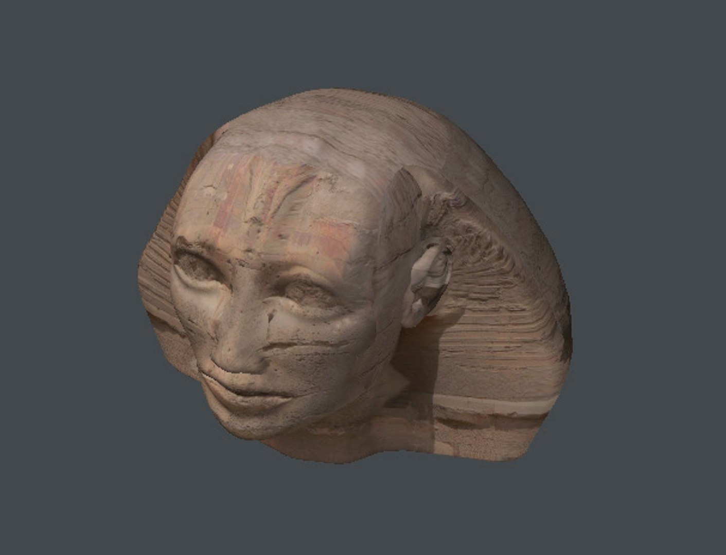 Sphinx Head 3d Model