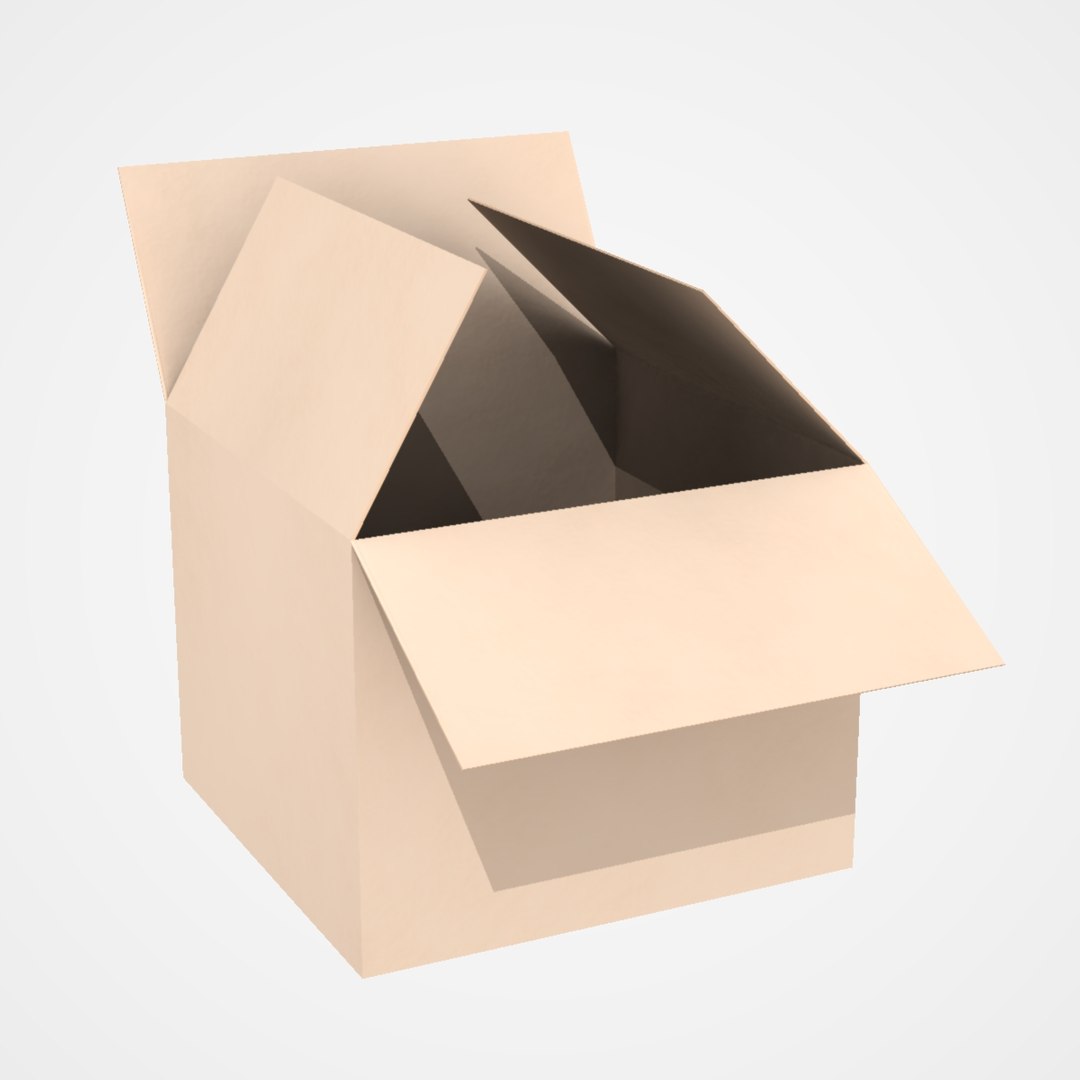 3d Model Carton Box