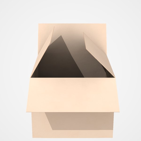 3d model carton box