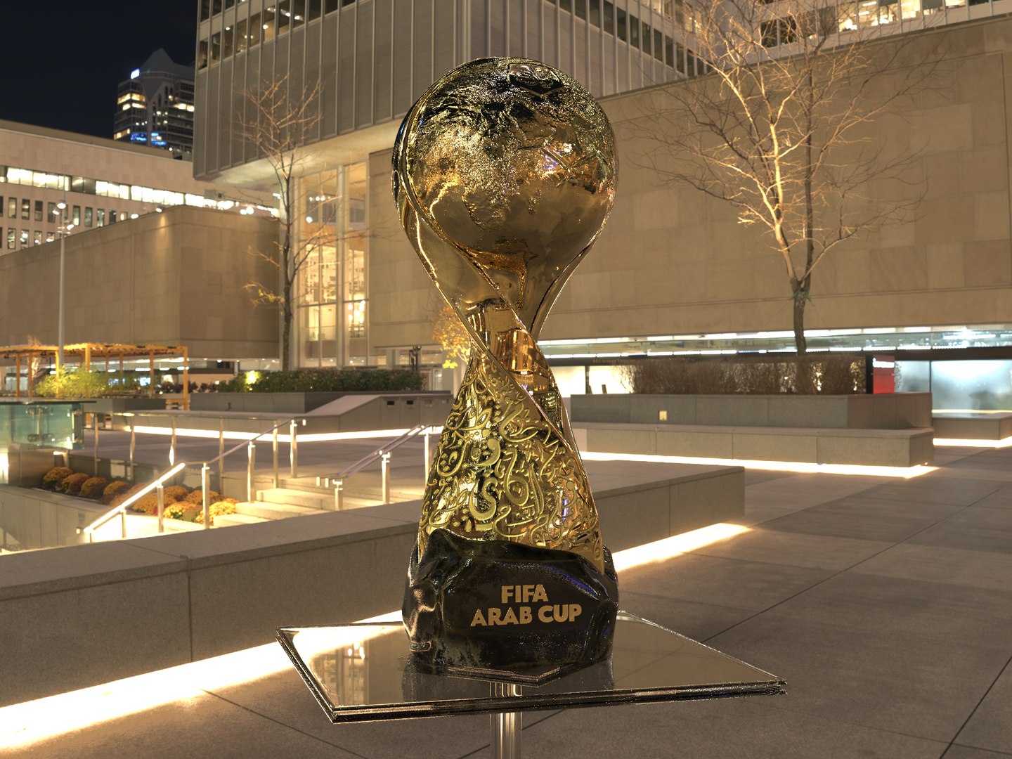 3D Arab Cup Football Trophy Award - TurboSquid 2526569
