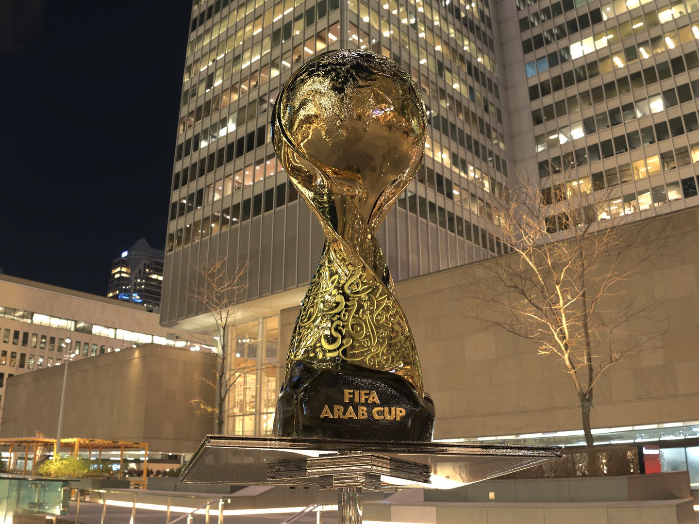 3D Arab Cup Football Trophy Award - TurboSquid 2526569