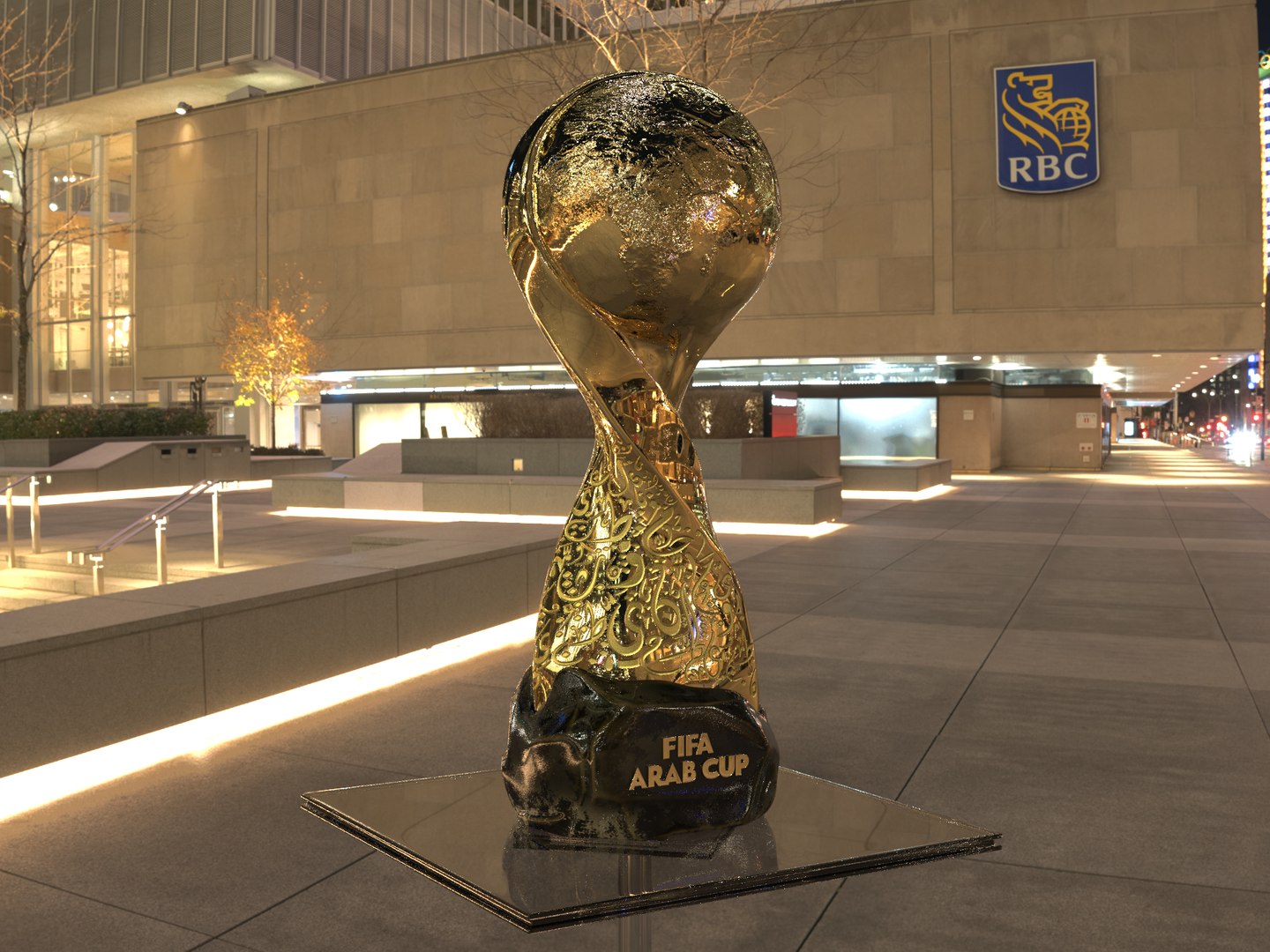 3D Arab Cup Football Trophy Award - TurboSquid 2526569