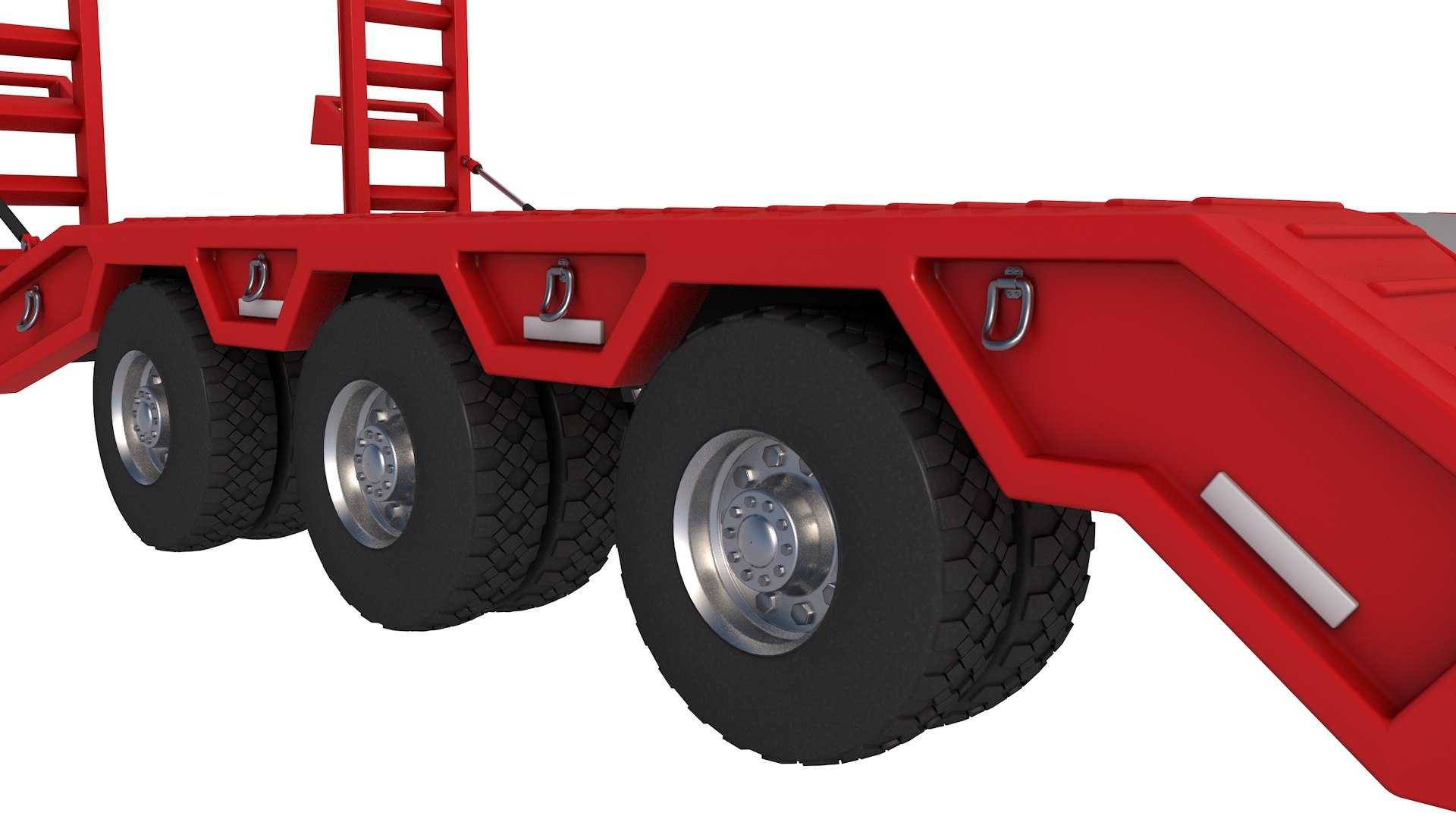 Low Loader Semi Trailer 3D Model - TurboSquid 1931767
