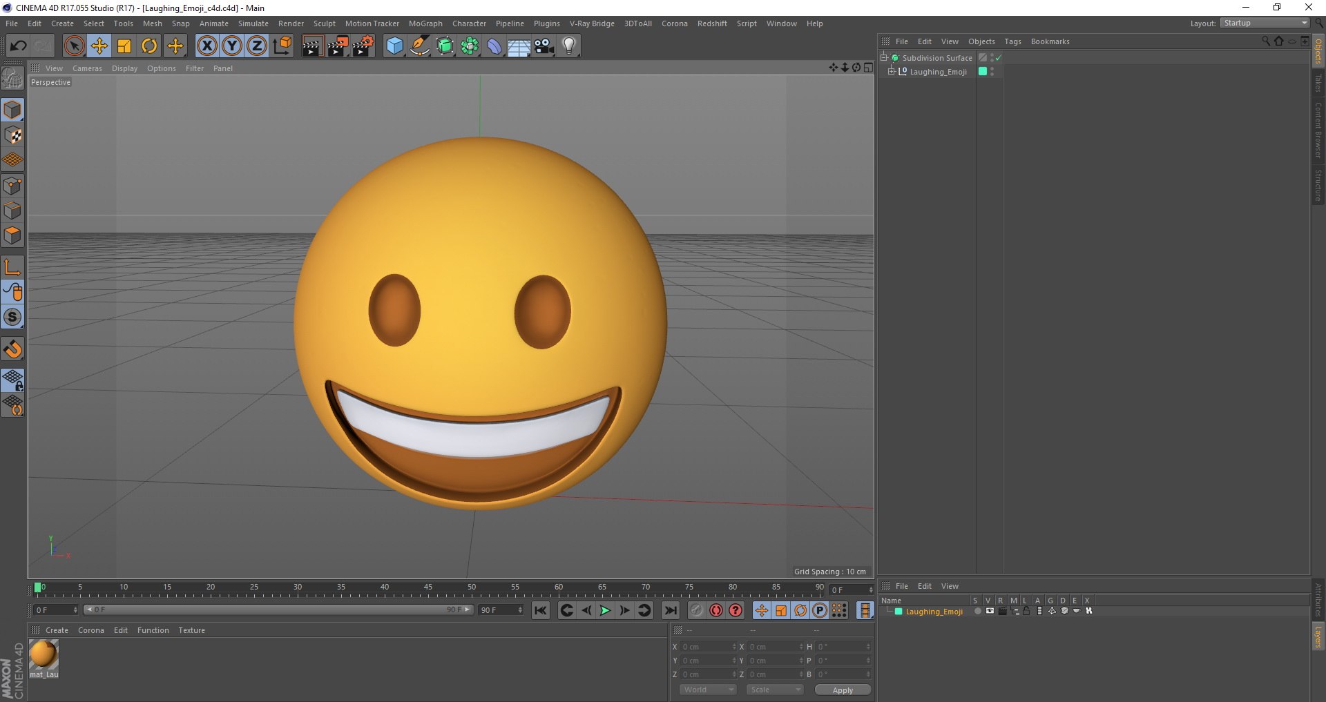 Laughing Emoji 3D Model - TurboSquid 1533403