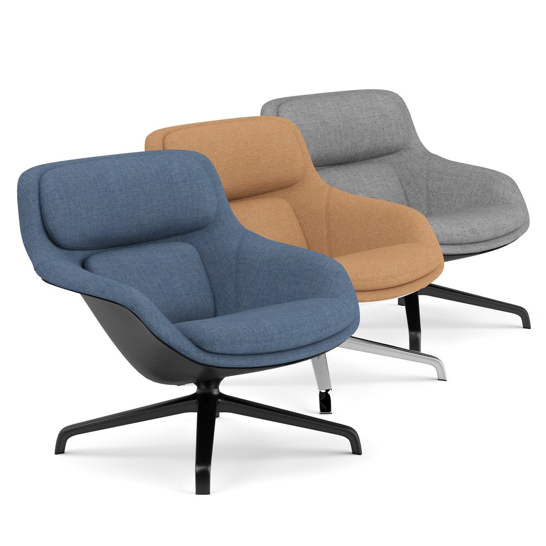 3D V-ray Striad Lounge Chair - TurboSquid 1649632