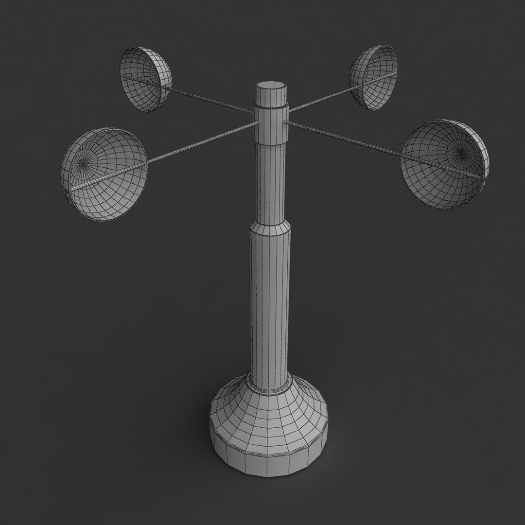3D Anemometer Design Model - TurboSquid 1381781