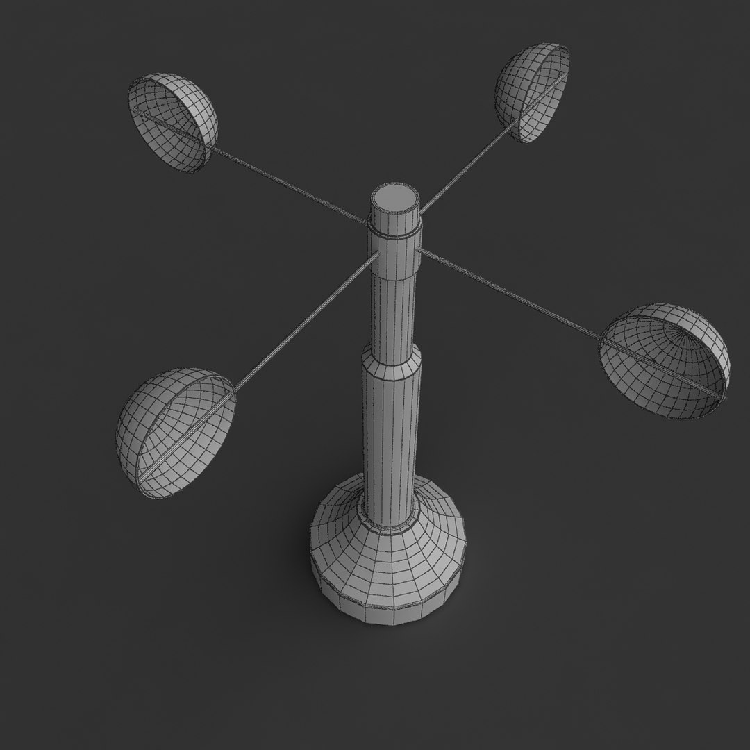 3D Anemometer Design Model - TurboSquid 1381781